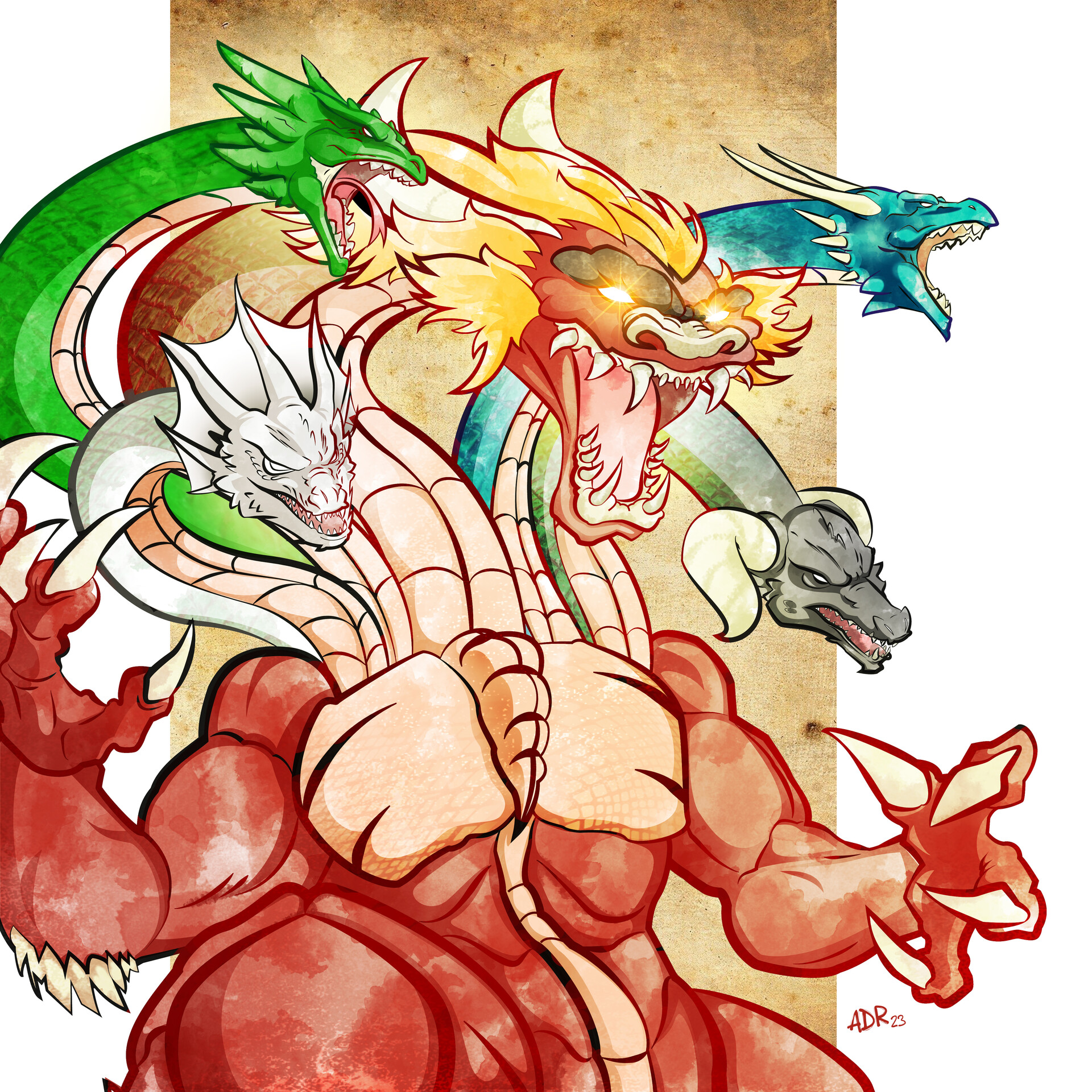 ArtStation - TIAMAT The Dragon!