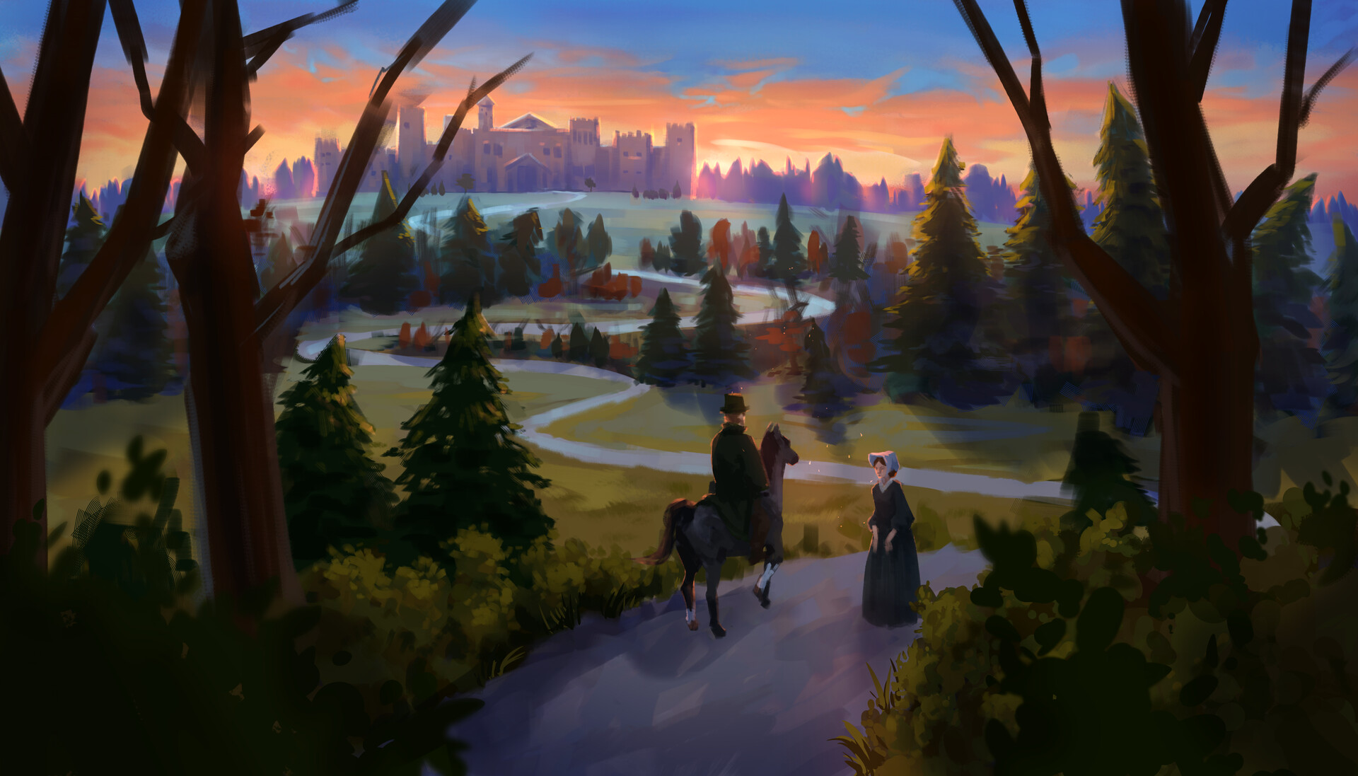 ArtStation - Jane Eyre: First Encounter