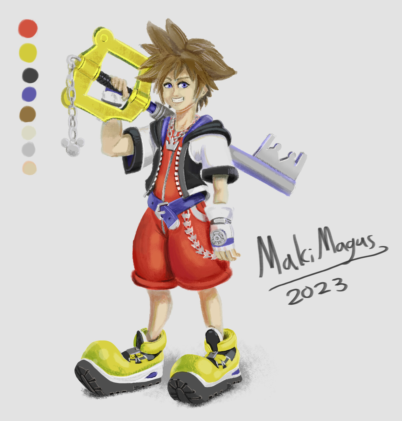 ArtStation - Painting the Smash Roster day 38: Sora