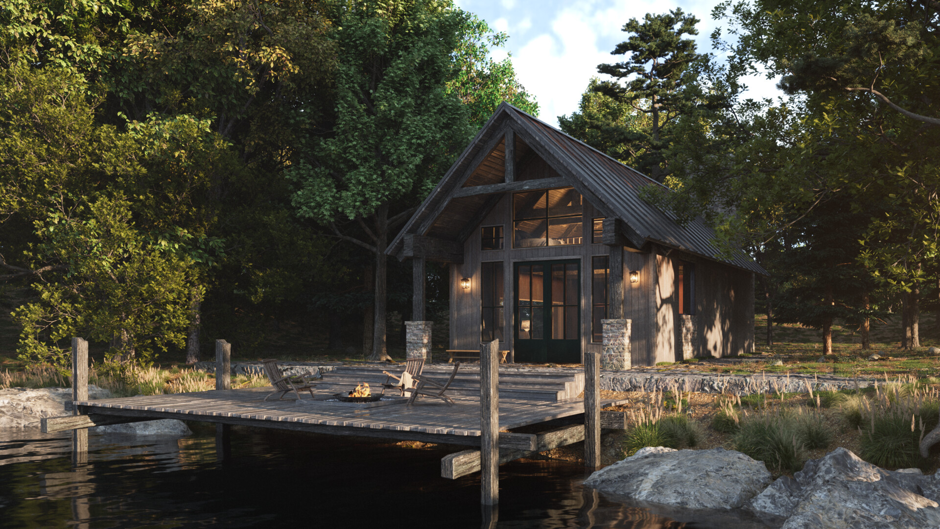 ArtStation - Lake House