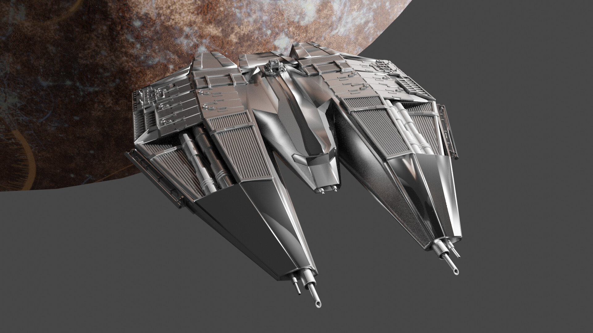 ArtStation - Star Wars Ancient Mandalorian Fighter Transport.