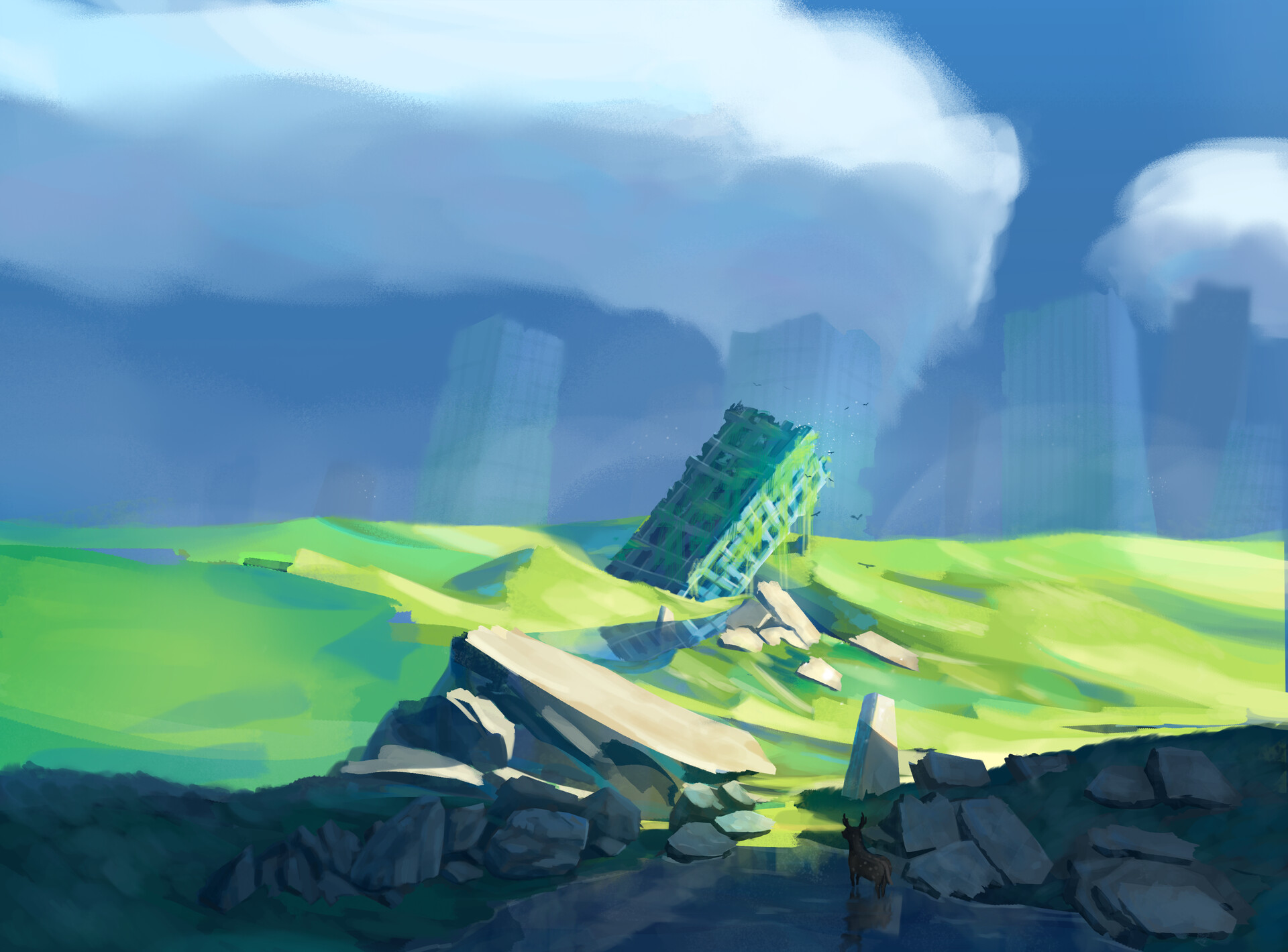 ArtStation - Post-apocalyptic world