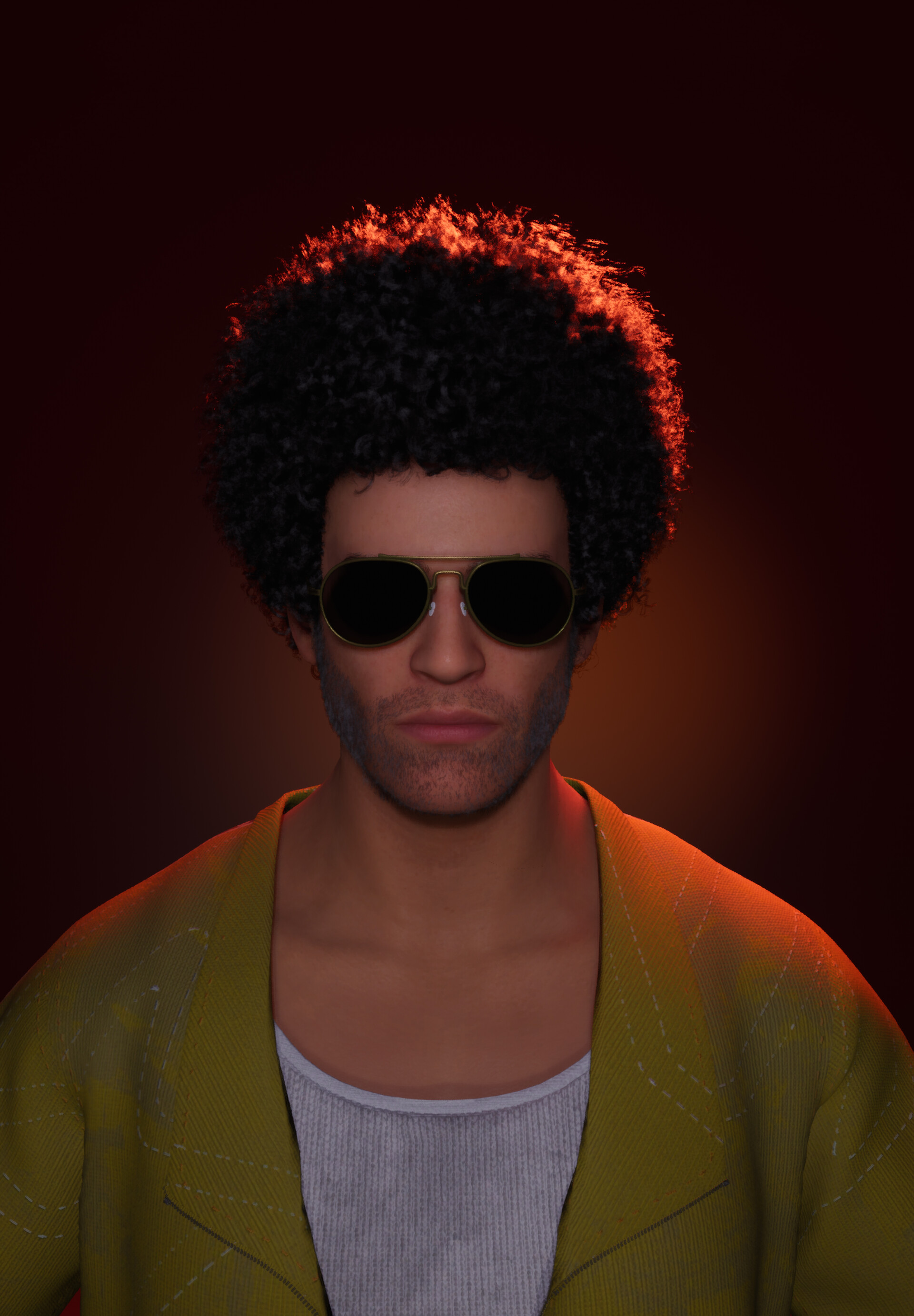 ArtStation - Man with explosive head