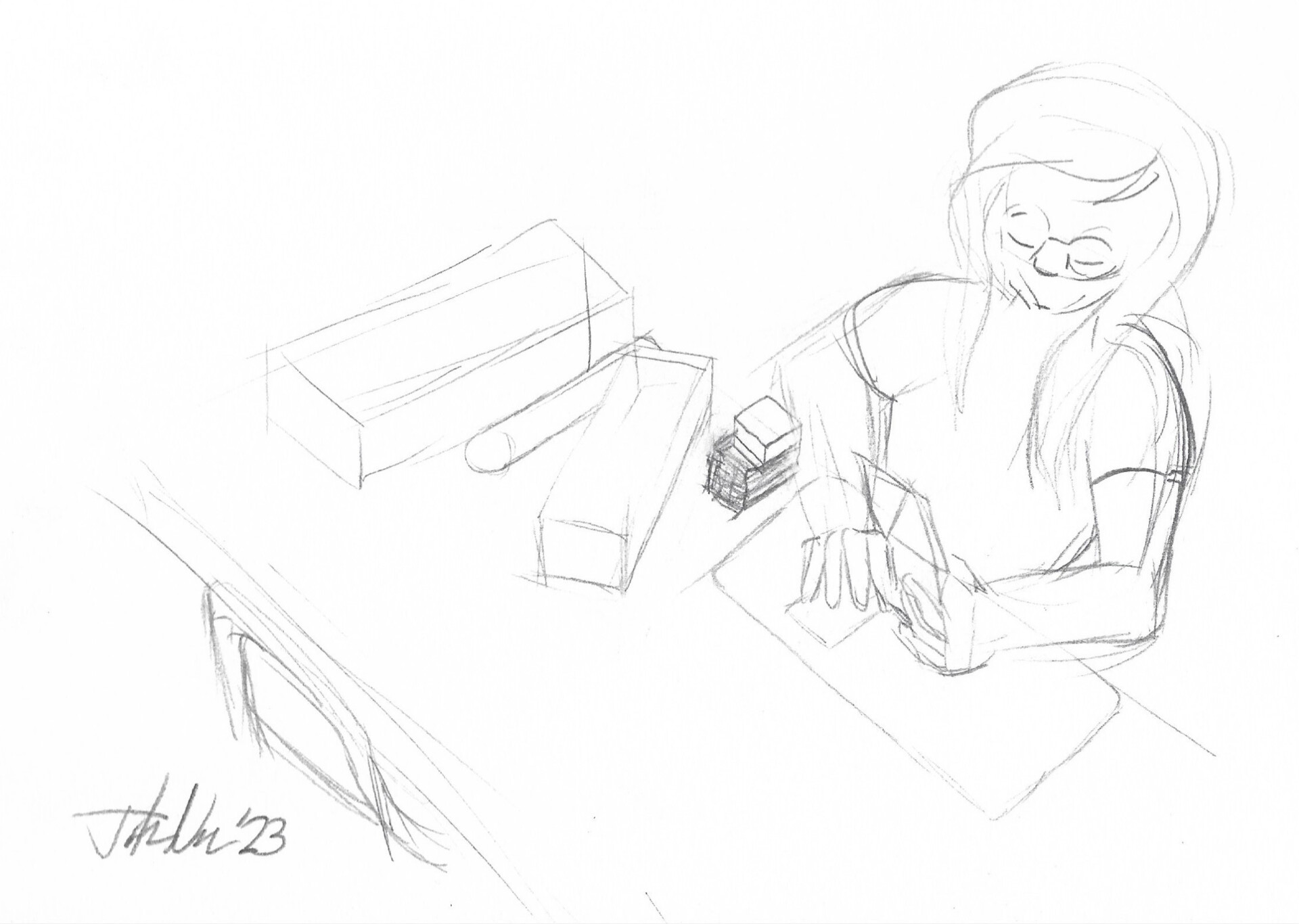 ArtStation - People Watching 4-15-23