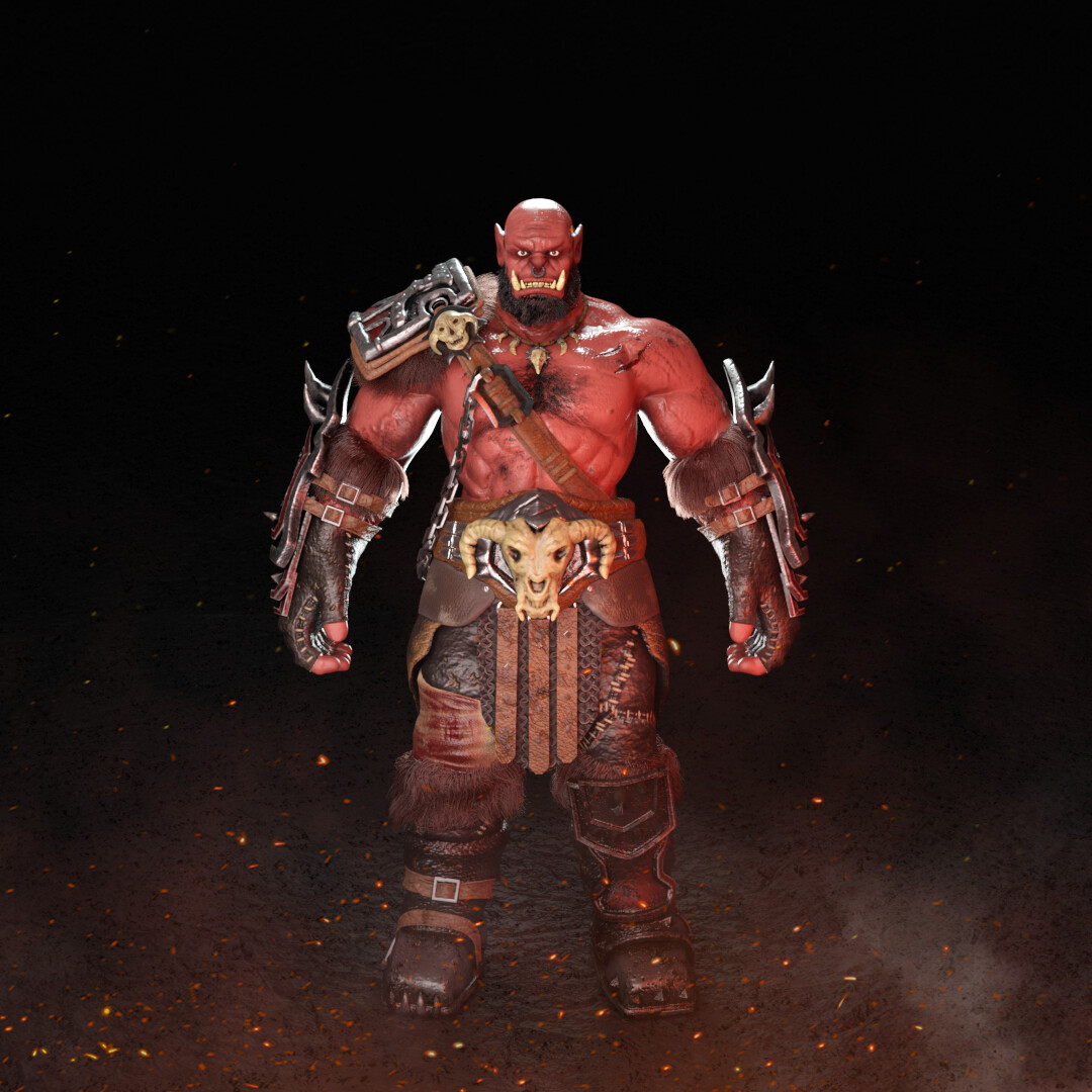 ArtStation - Red Orc