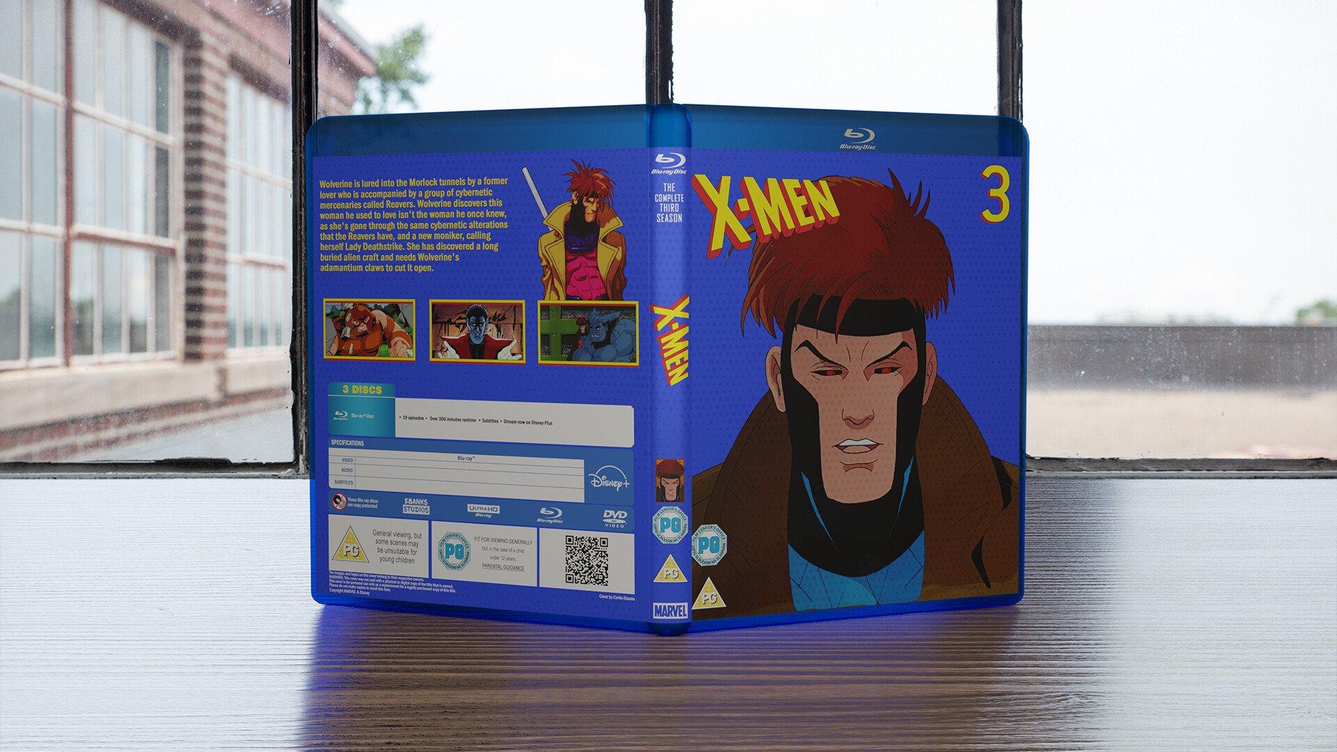 ArtStation - X-Men: The Animated Series - Season 3 Custom Blu-ray Cover