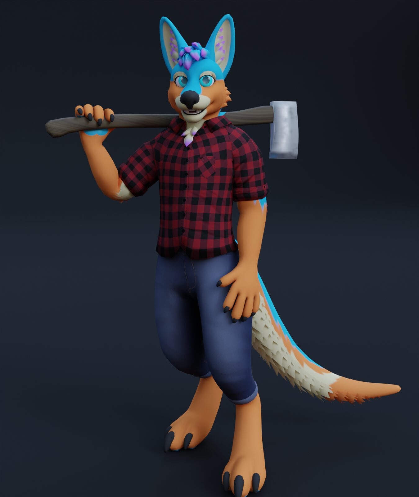 ArtStation - Furry Lumberjack