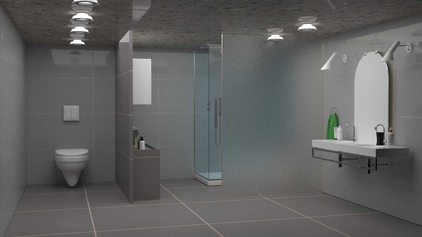 ArtStation - BATHROOM RENDER
