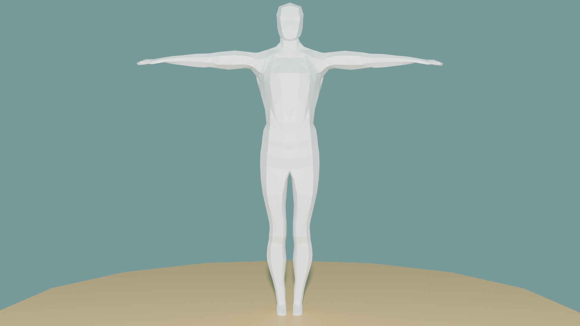 ArtStation - Basic Low Poly Character