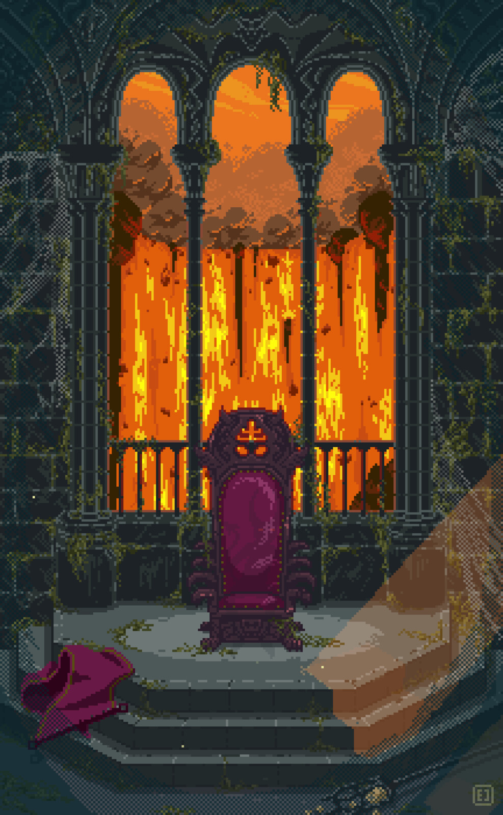 Edward Art - Le Trône du Roi des Enfers