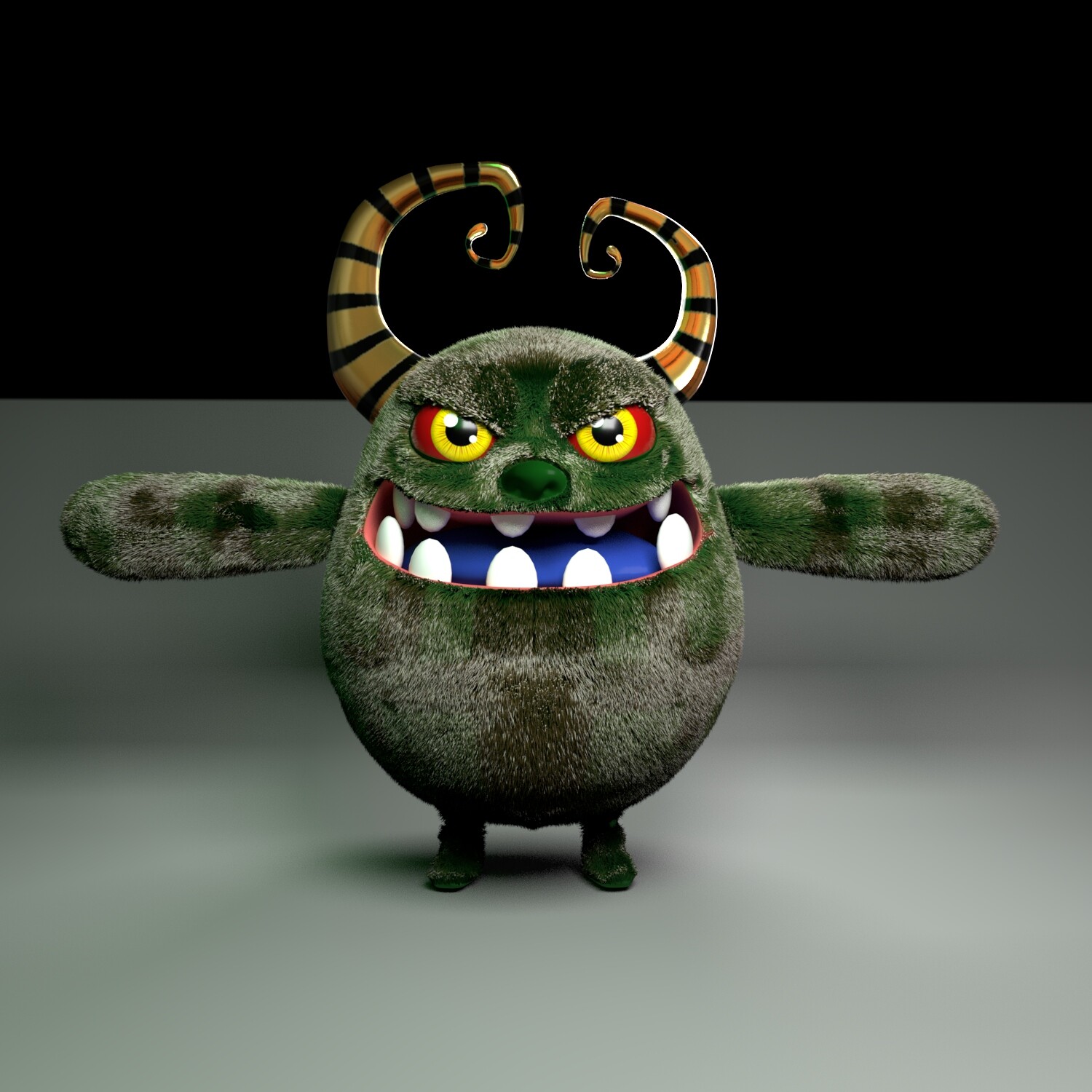 ArtStation - Kyru Green Monster