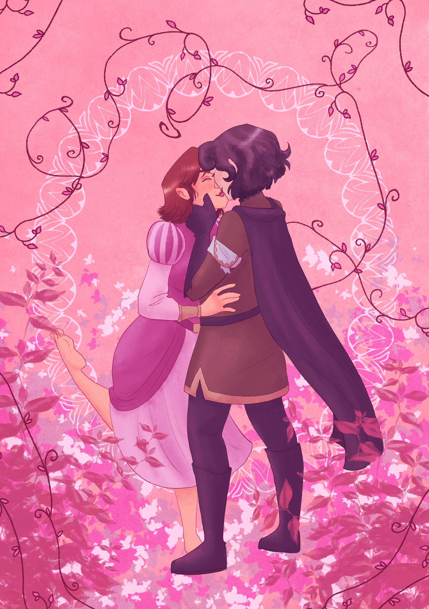 ArtStation - Cassunzel kiss