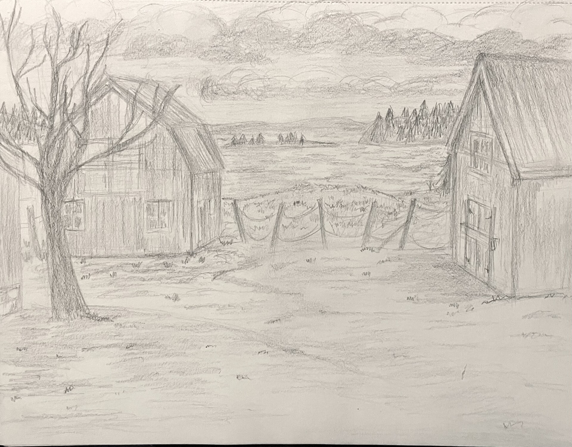 ArtStation - Barns Sketch