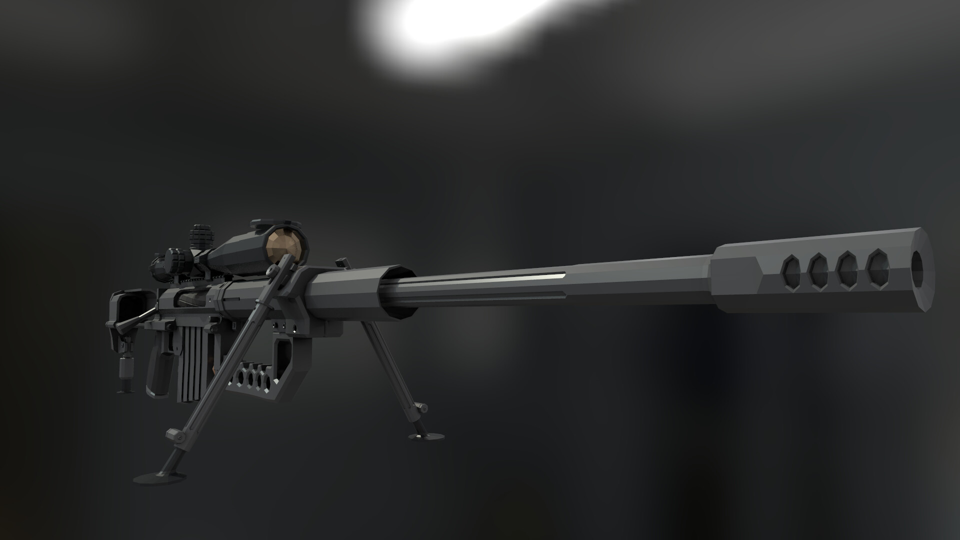 ArtStation - Low Poly M-200