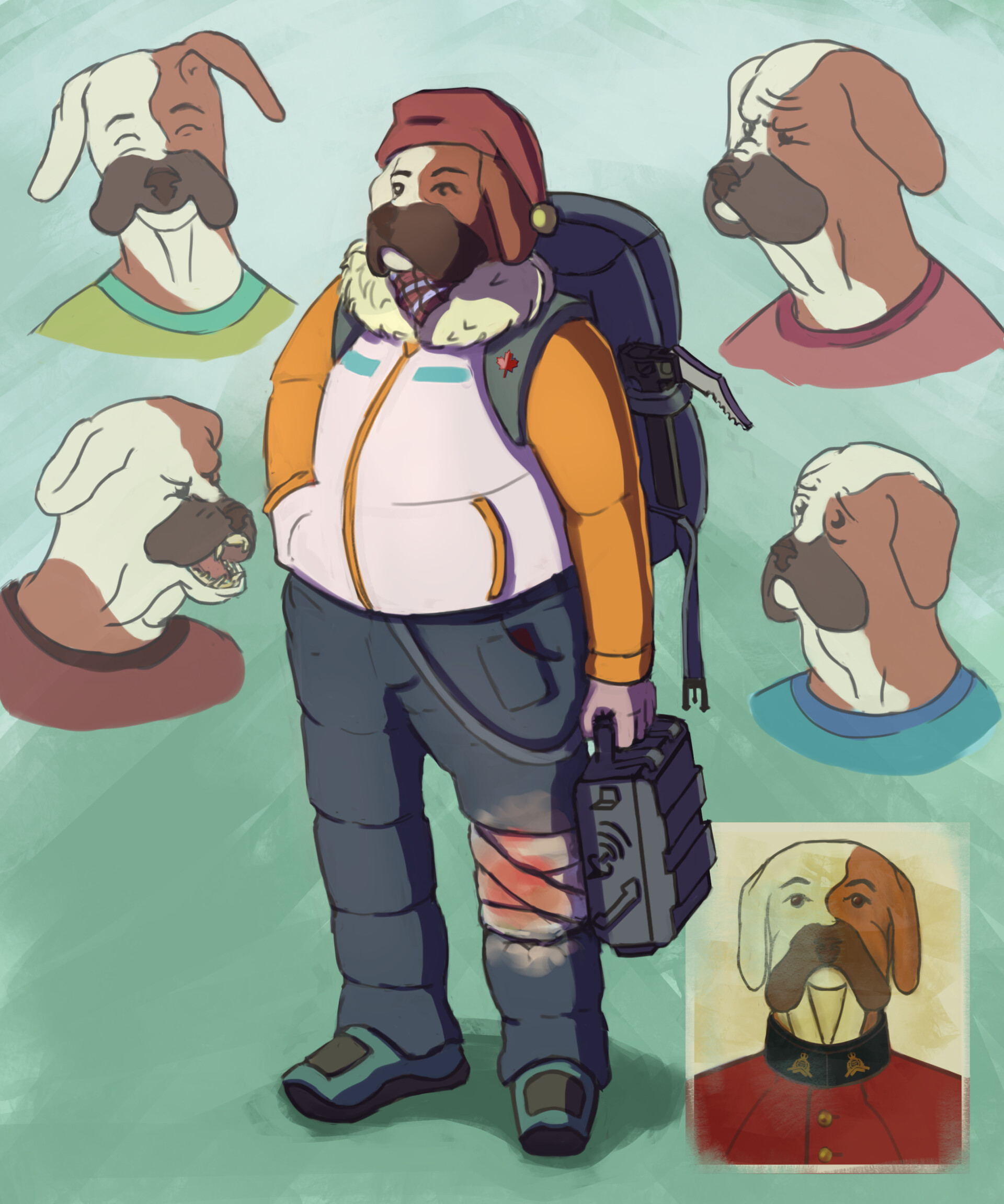 ArtStation - Dog adventurer