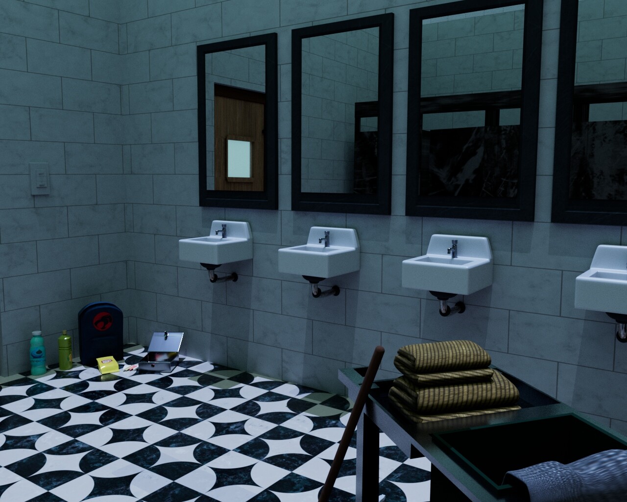 ArtStation - Bathroom 3D Render