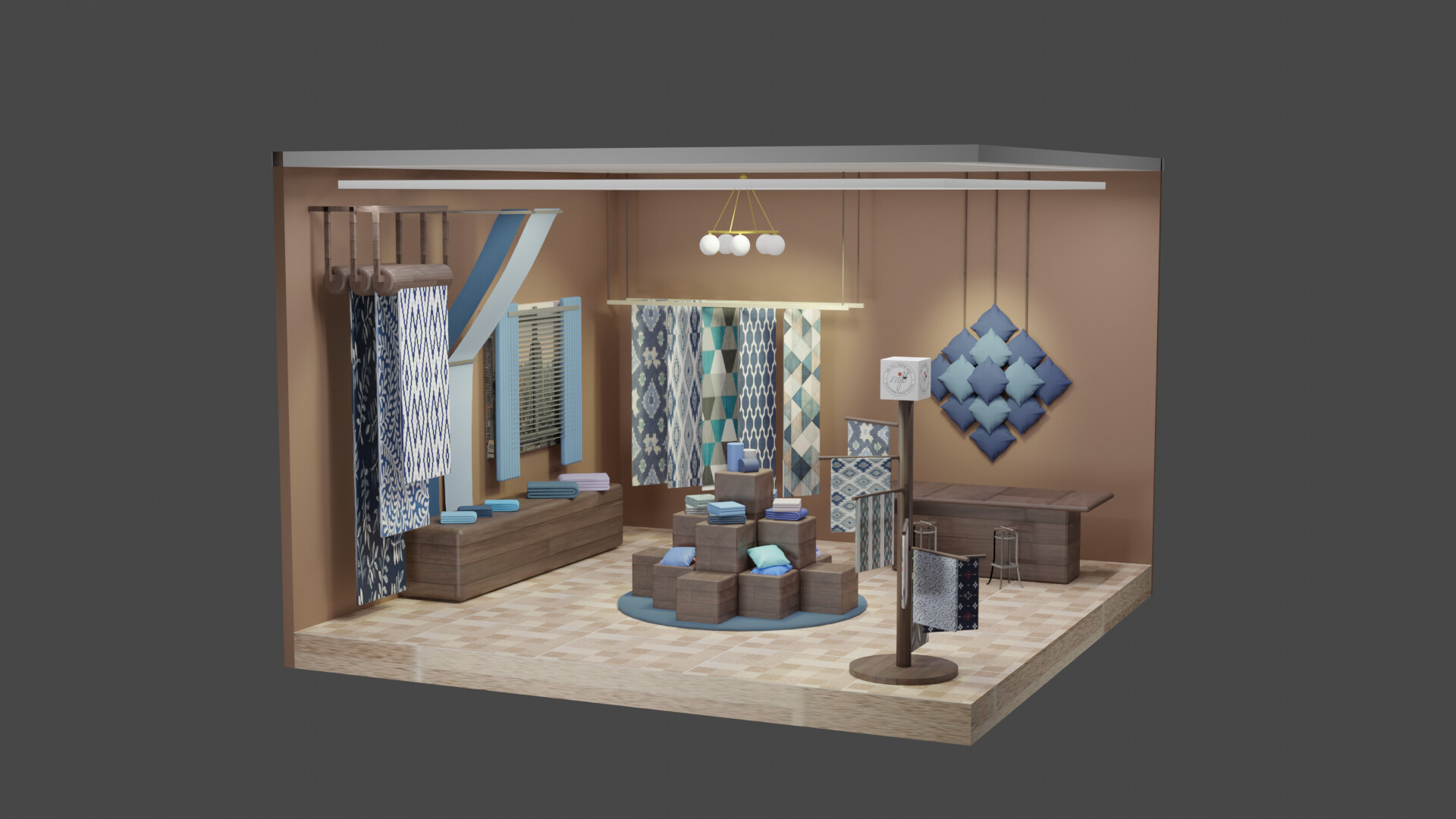 ArtStation - Home Furnishing Display (3D Design)