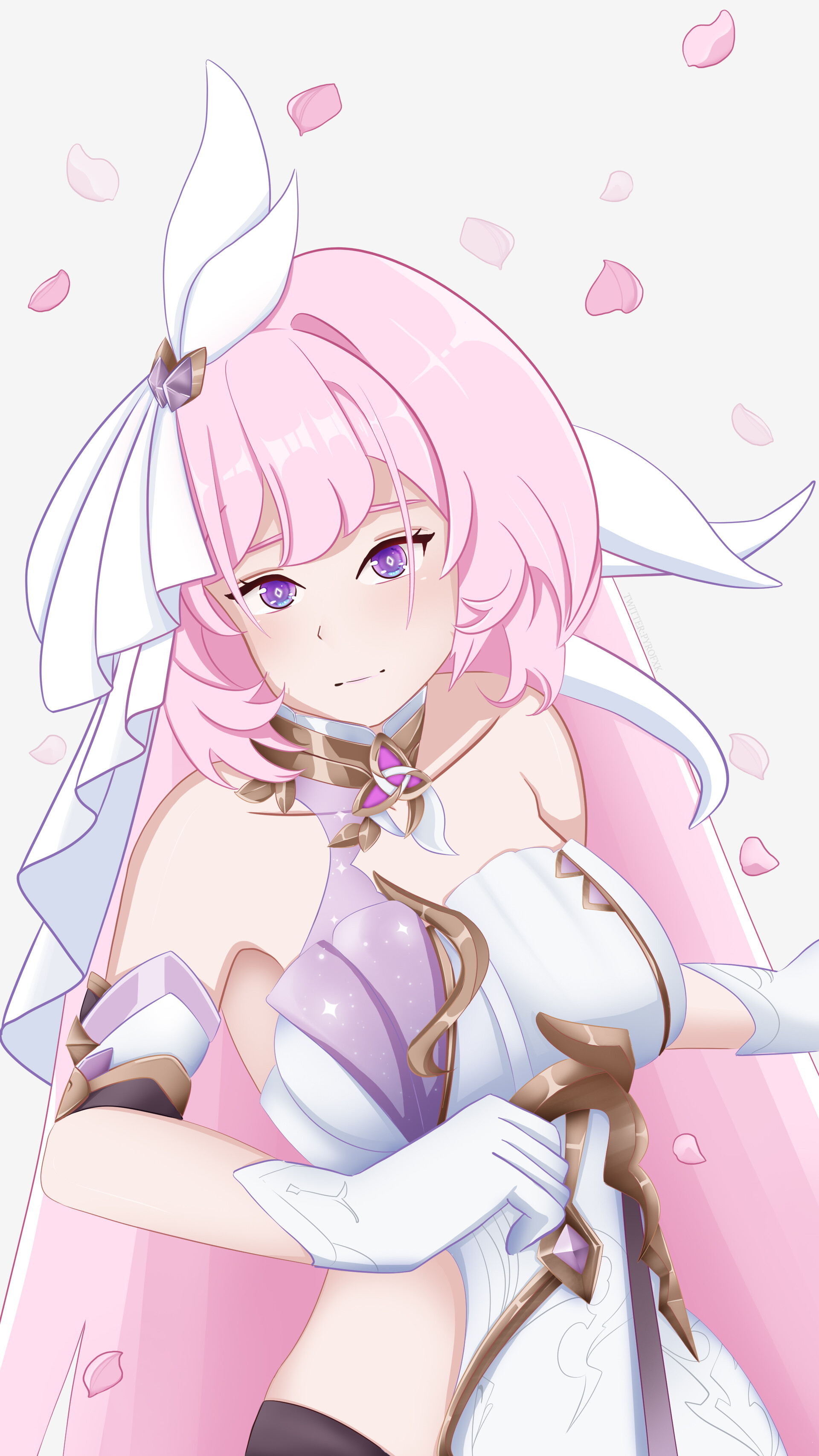 ArtStation - Elysia Herrscher of Human: Ego| Honkai Impact 3rd