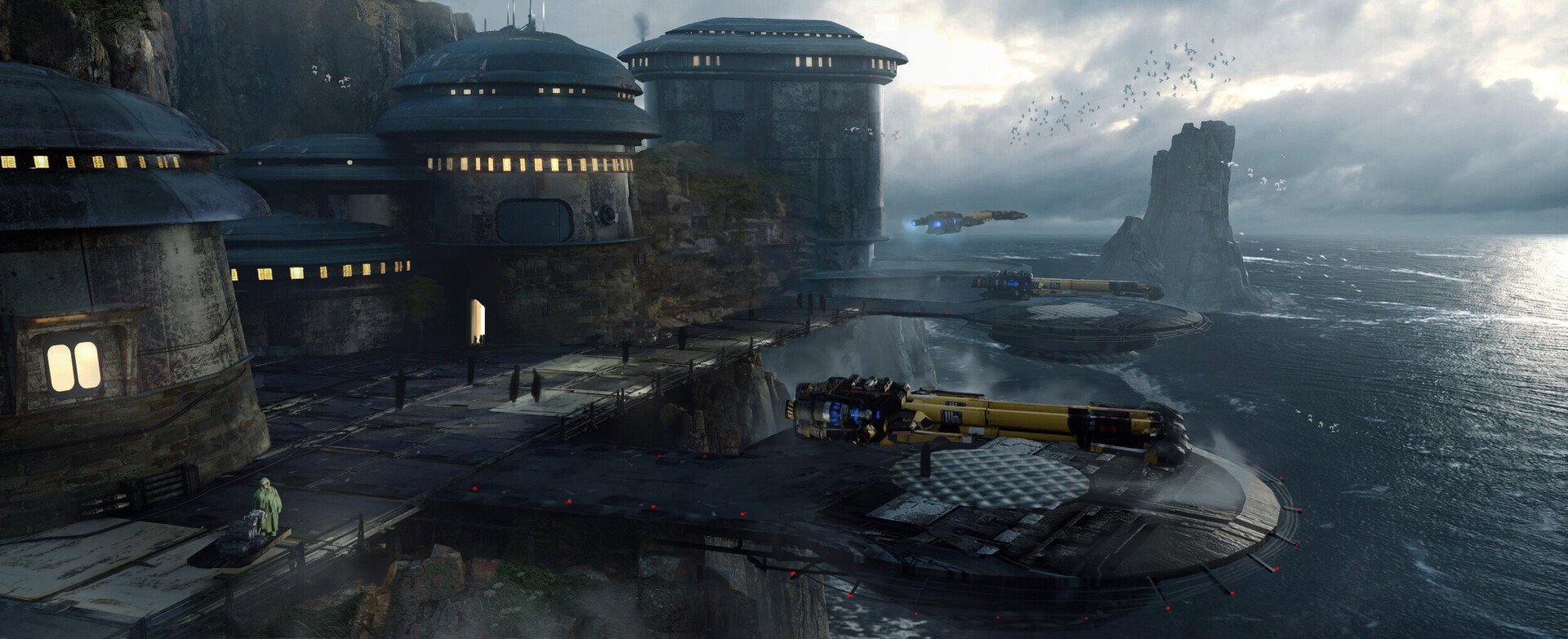 ArtStation - Lighthouse city concept Ext