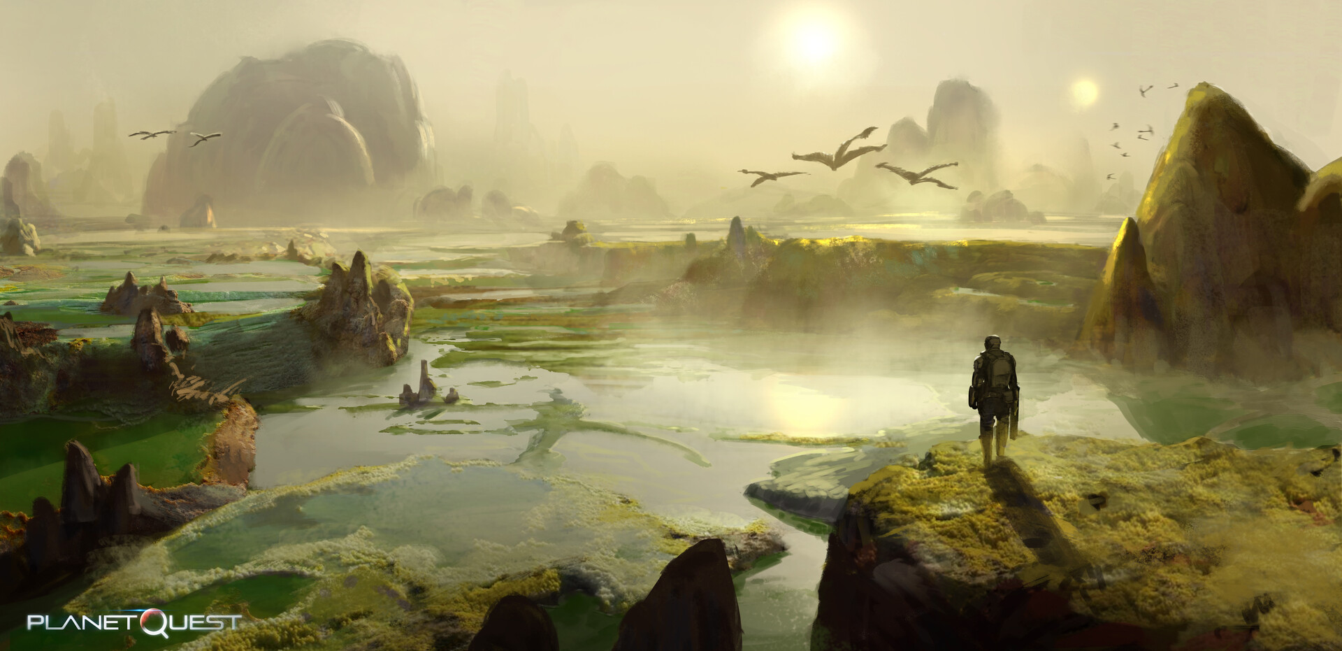 ArtStation - Sulfure Concept- PlanetQuest concept