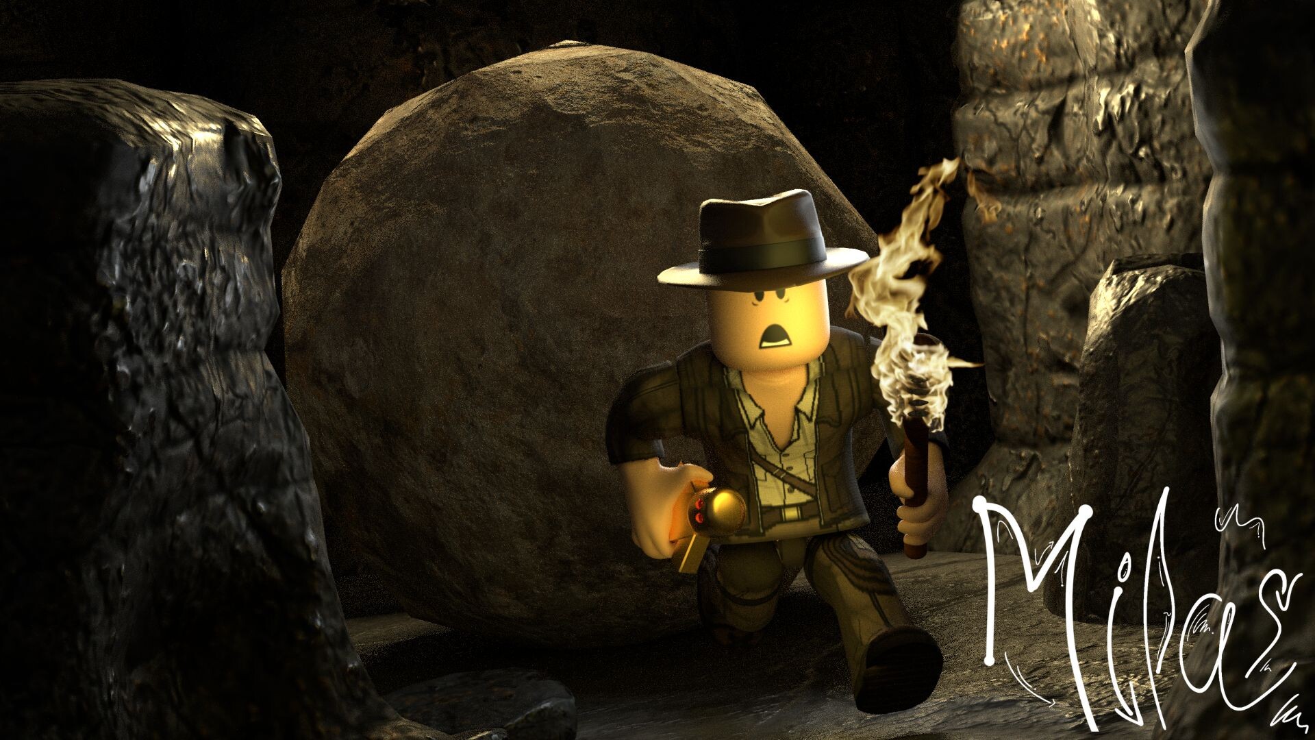 ArtStation - Indiana Jones : Roblox GFX