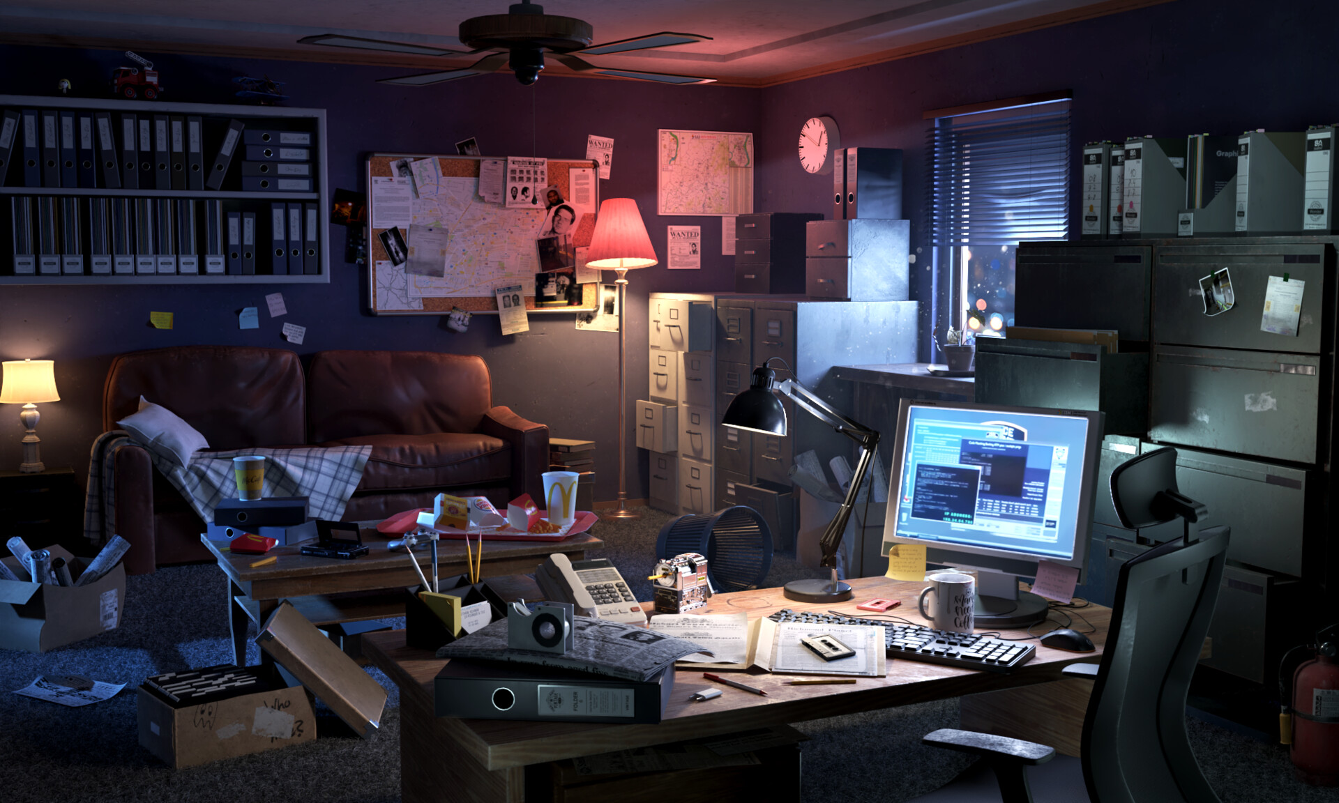 ArtStation - Crime Office