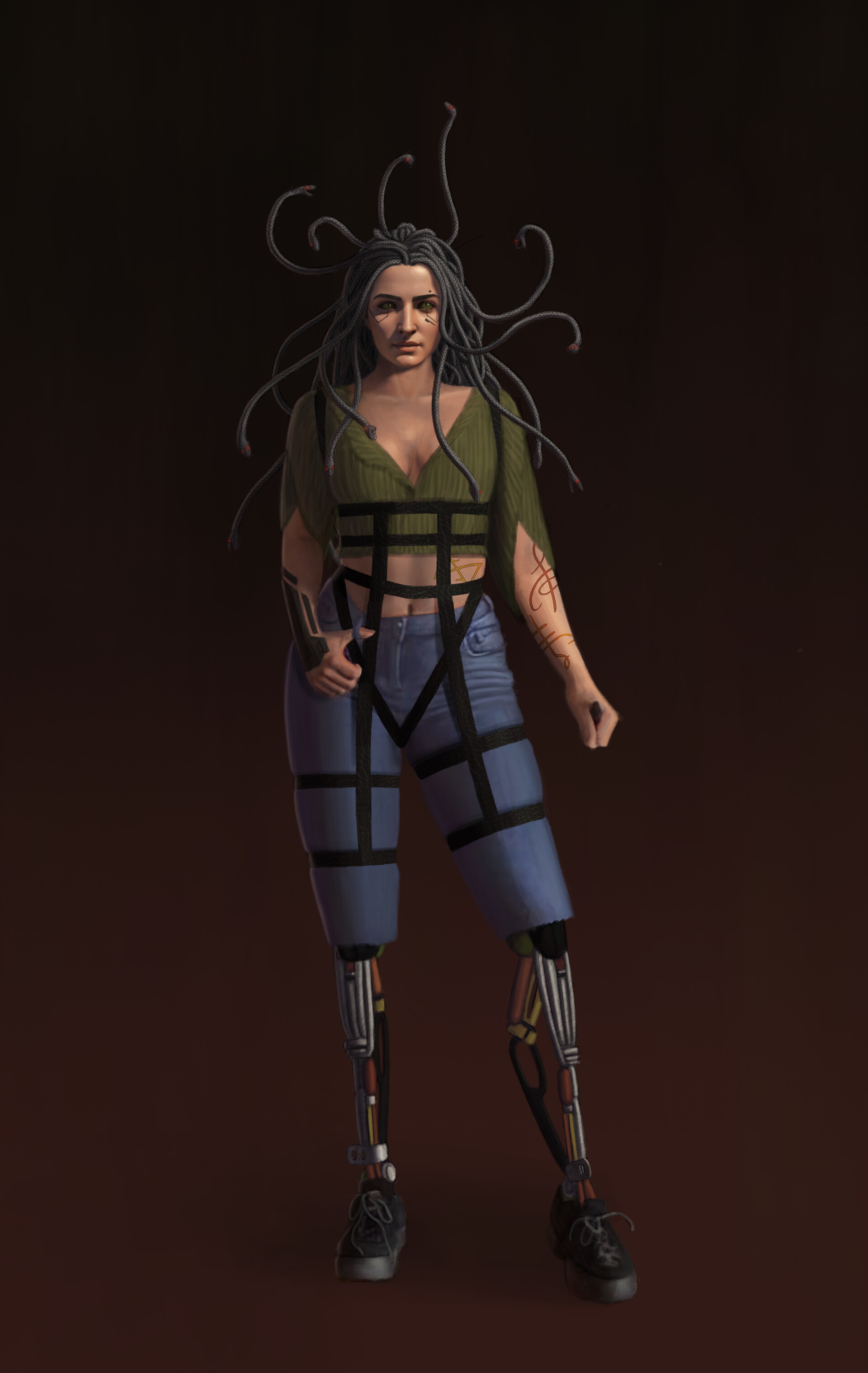 ArtStation - Medusa - character design practice