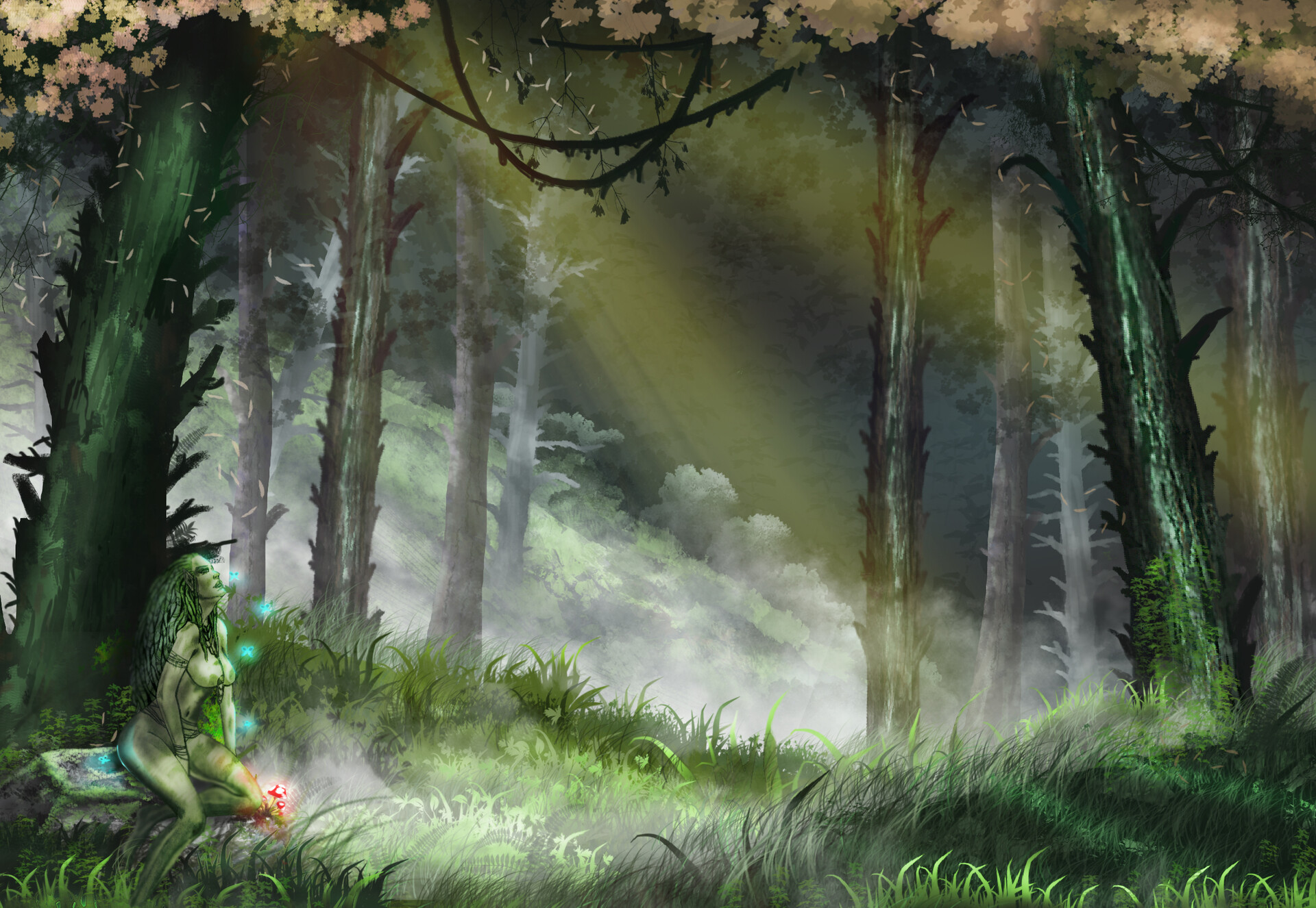 ArtStation - Brokilon forest