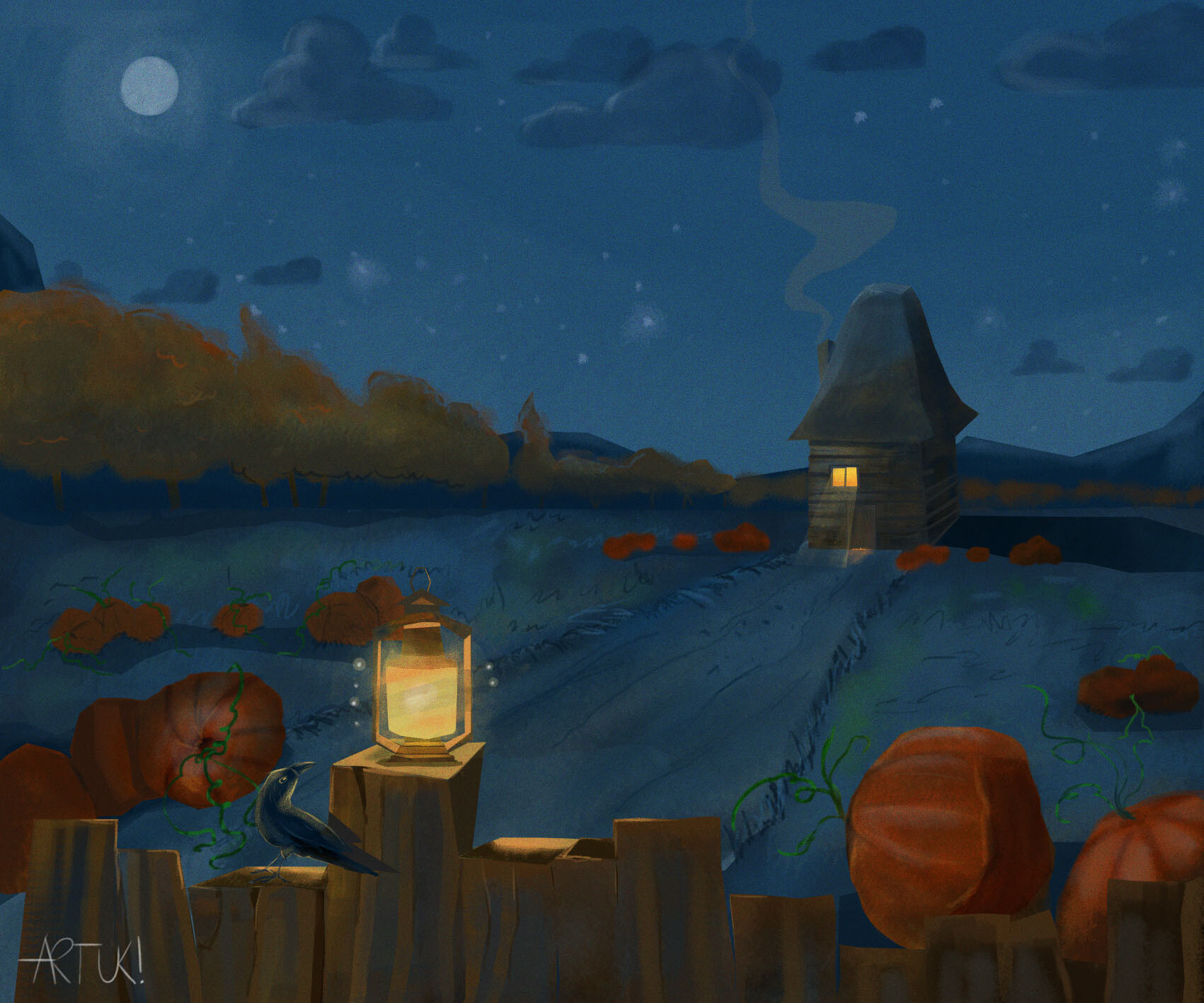 ArtStation - Pumpkin Farm