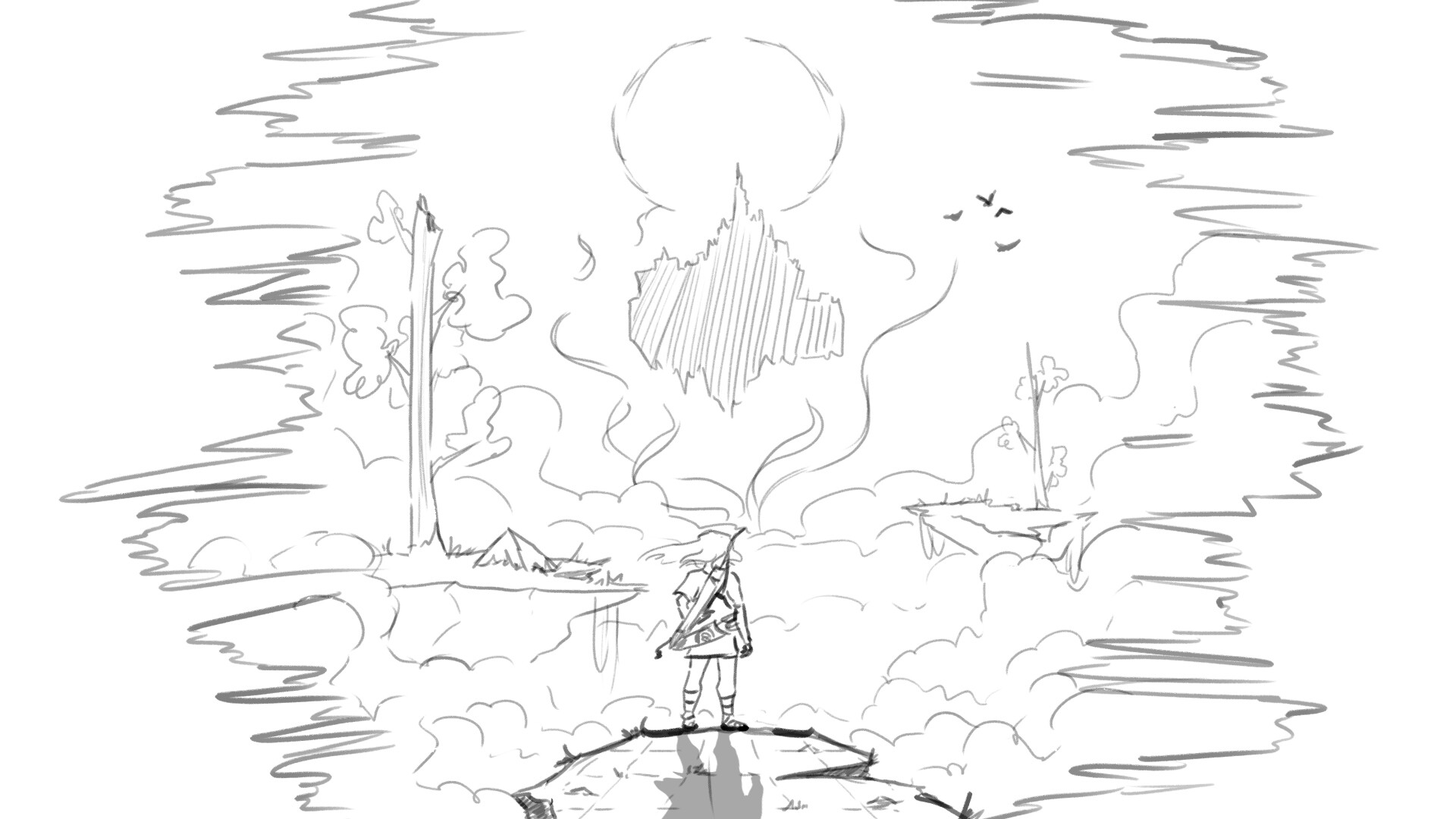 legend of zelda tears of the kingdom coloring pages free