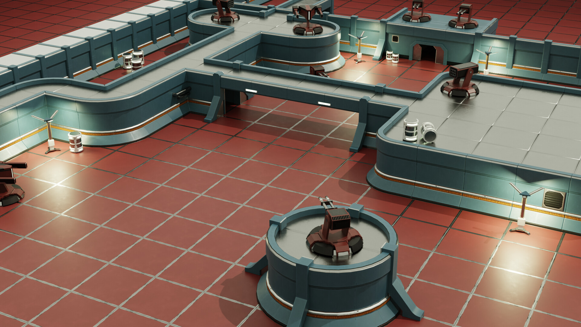 ArtStation - Tower defence game assets with trim sheet