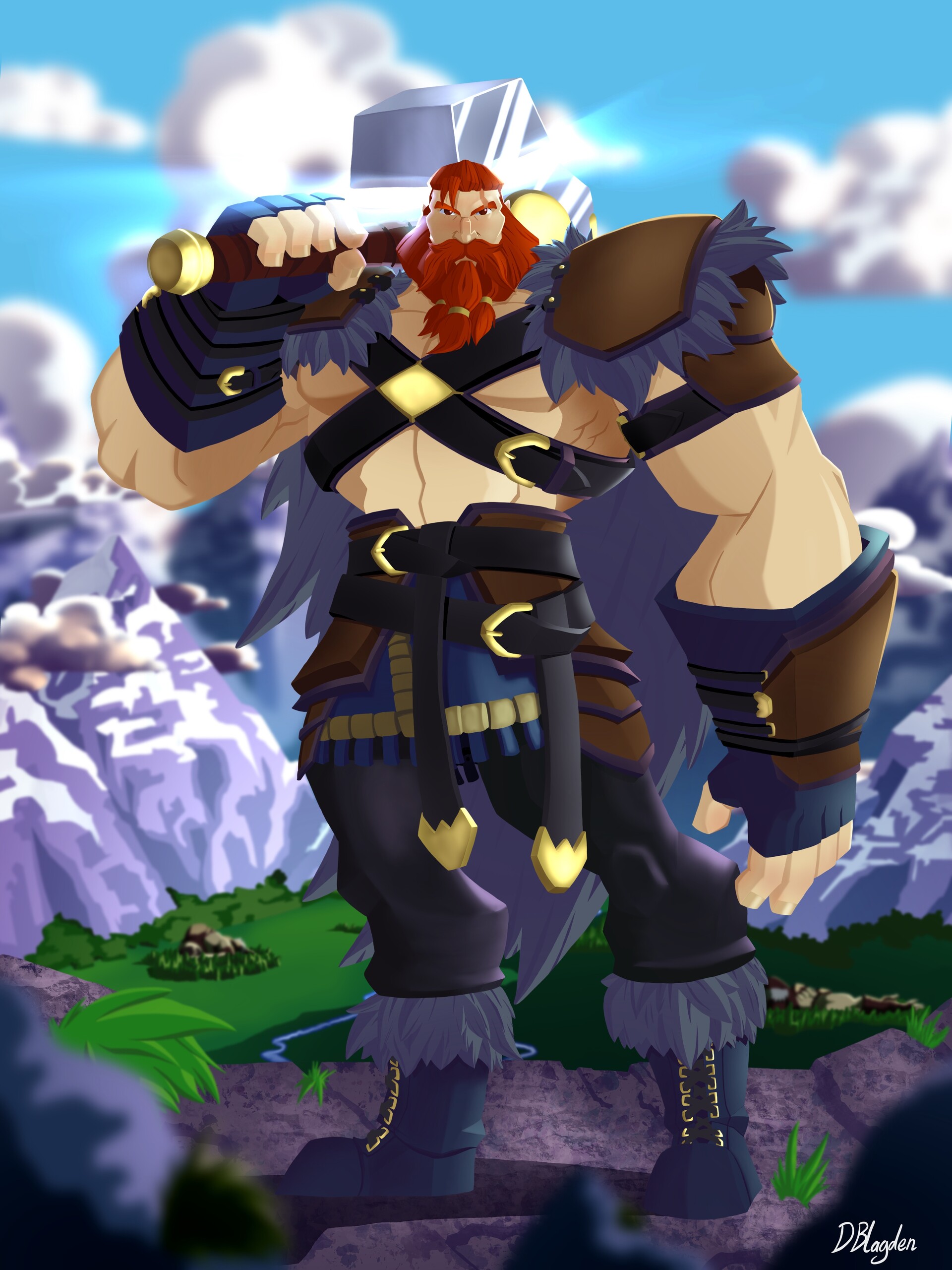 ArtStation - Thor the Thunderer