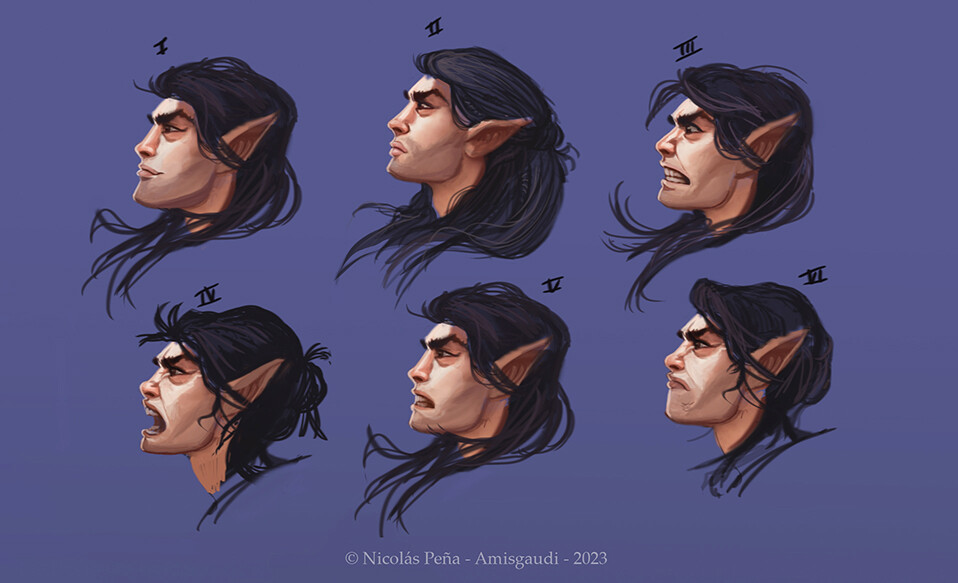 Nicolas Peña - Amisgaudi - The fall of Fëanor.