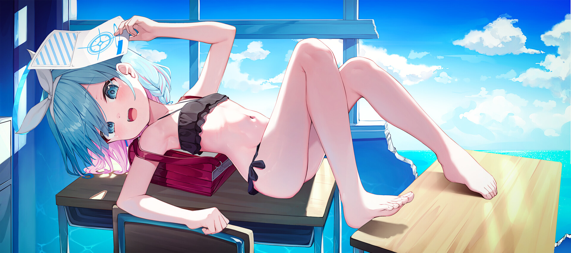 ArtStation - Blue Archive - Arona Bikini 2DAnimation (memorial ver)