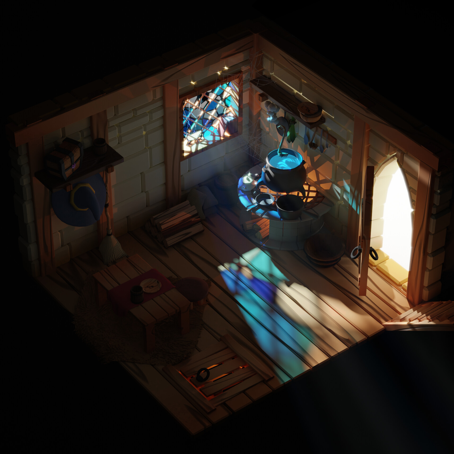 ArtStation - A Witch Kitchen