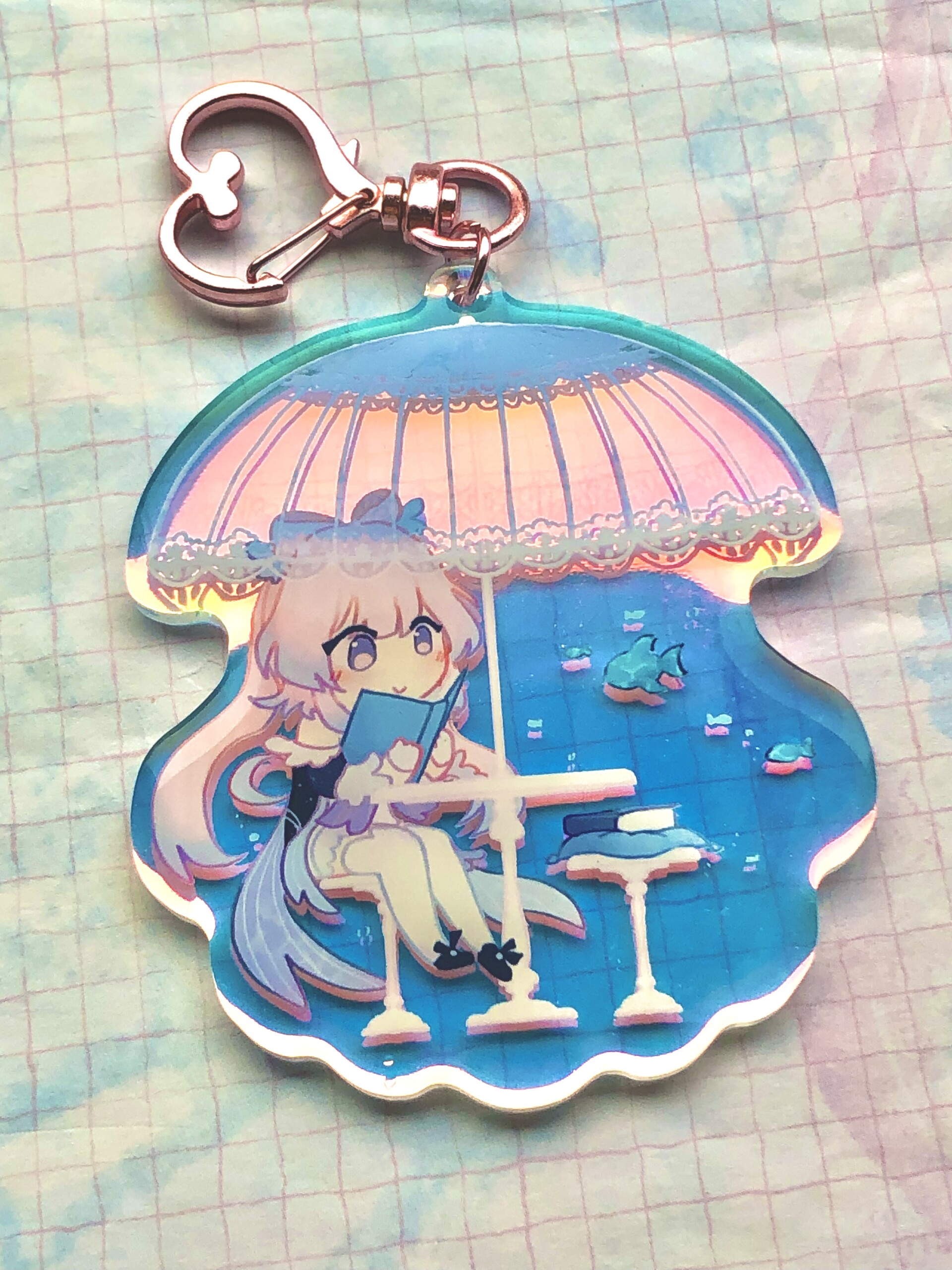 ArtStation - Sangonomiya Kokomi Acrylic Keychain / Charm Genshin Impact