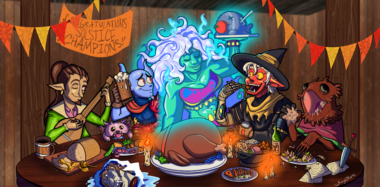 ArtStation - Heroes’ Feast