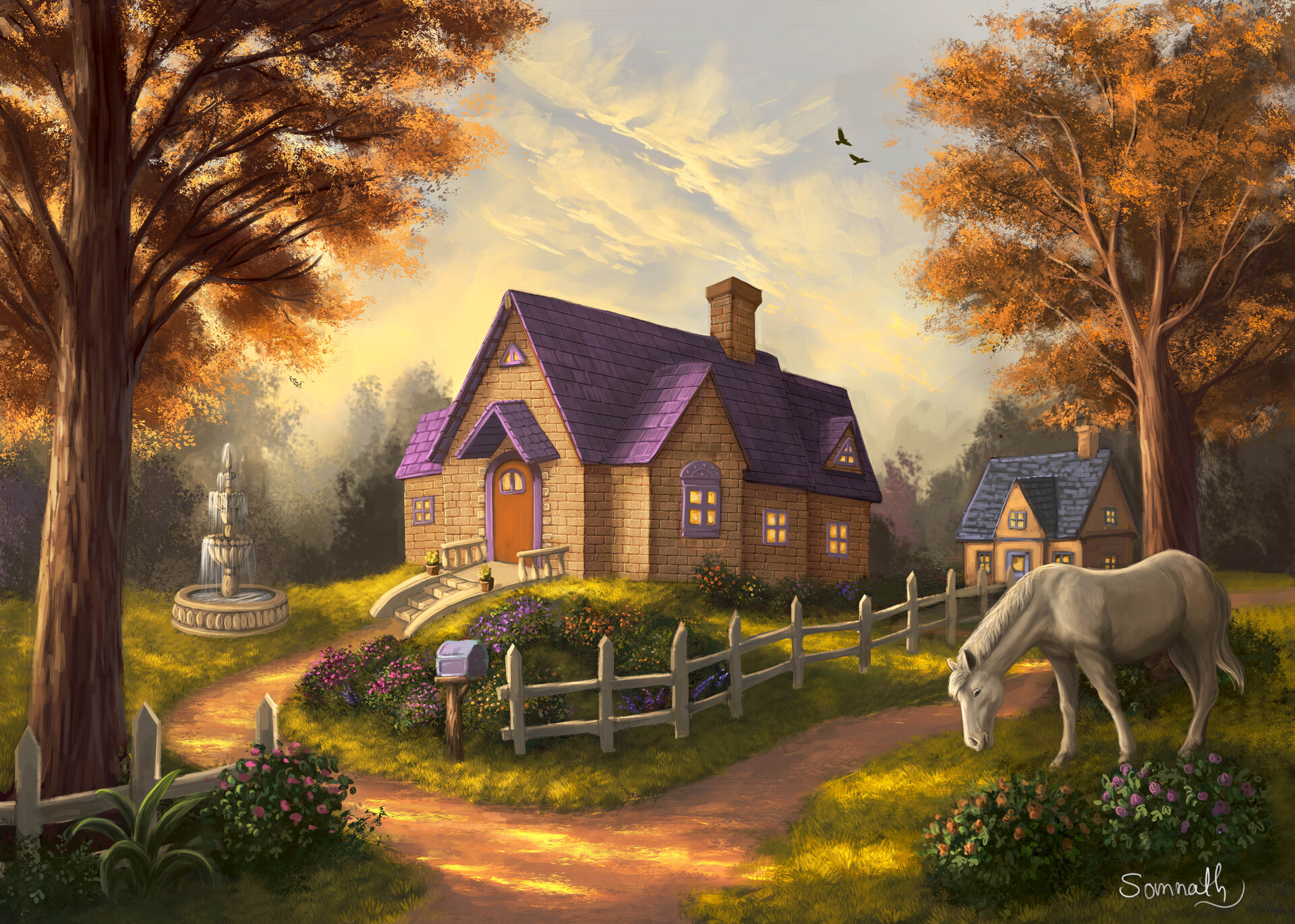 ArtStation - warm evening