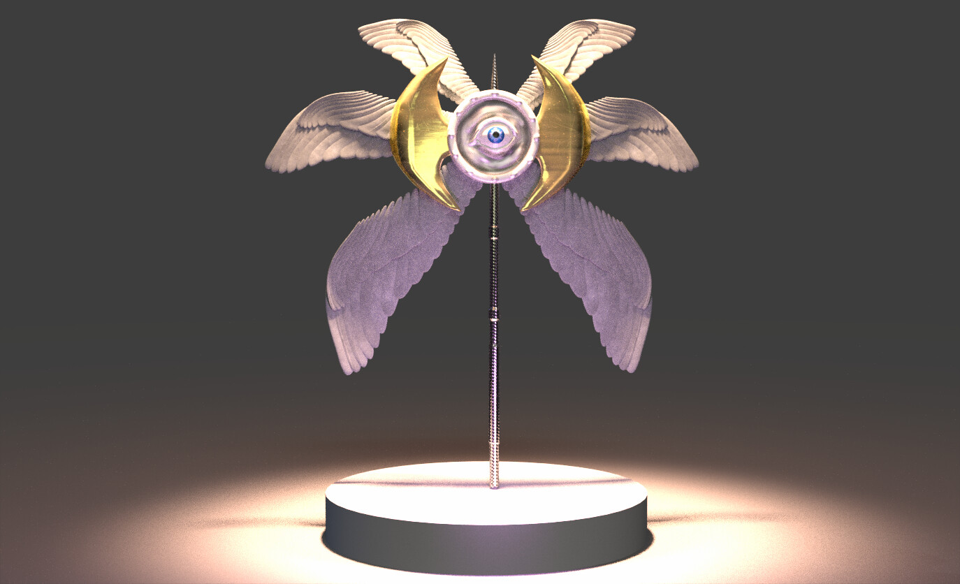 ArtStation - Angellic Six Winged Axe