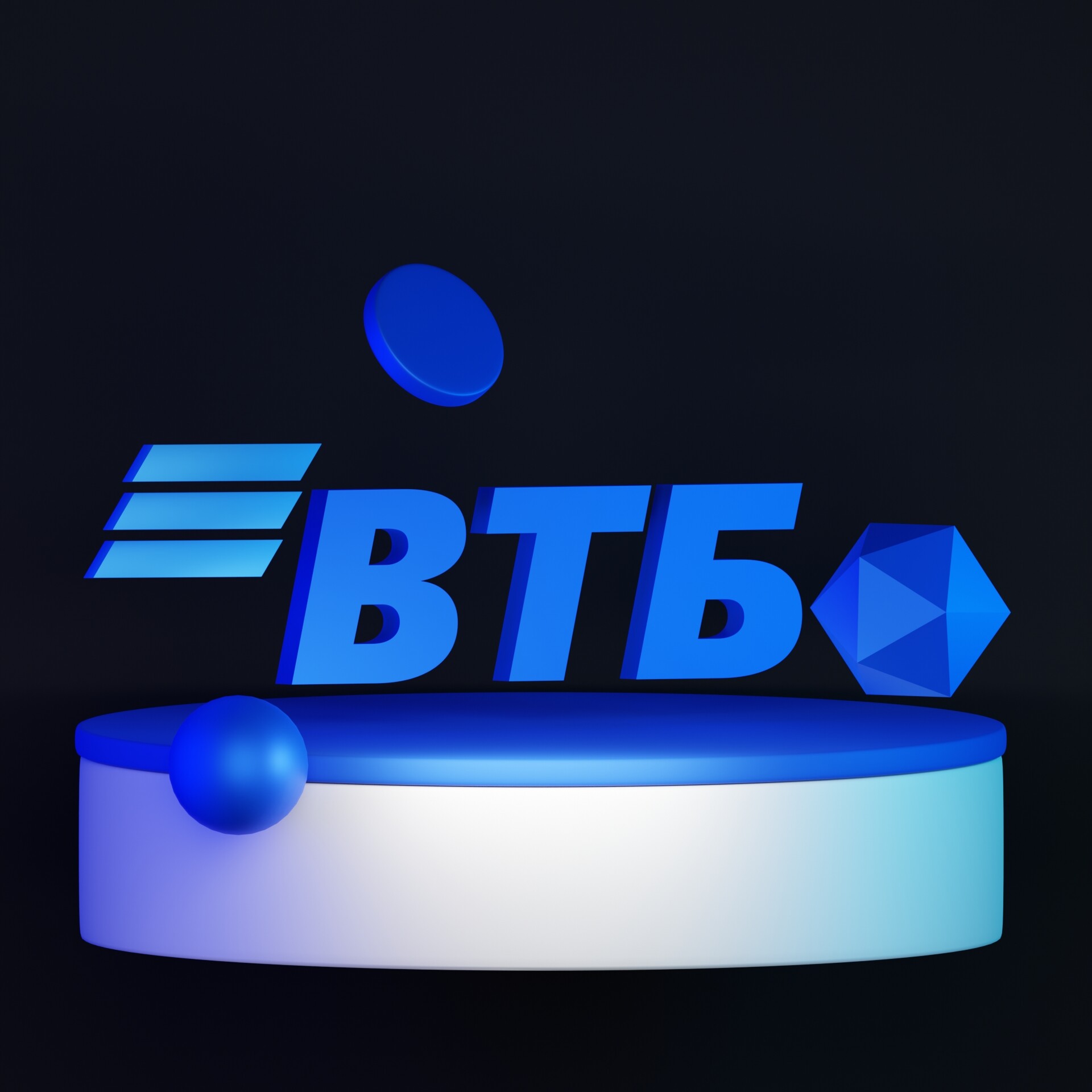 ArtStation - A small banner inspired by VTB Bank
