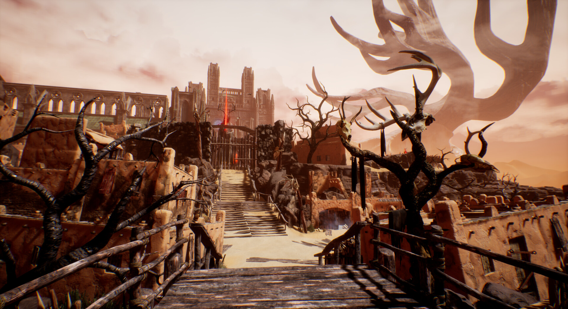 Tianyue Gu - Cervus Blade Level Art - Village