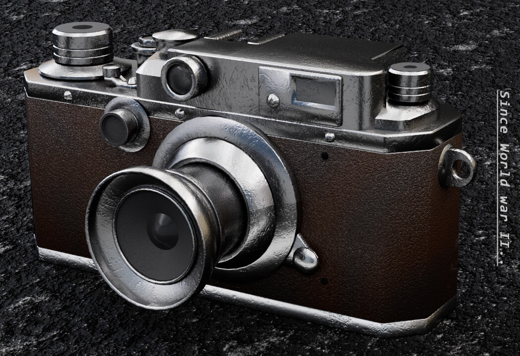 ArtStation - 3D Visualization For Old Camera