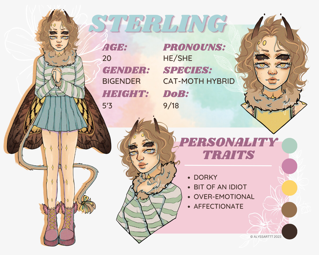 ArtStation - Sterling - Character Design Sheet