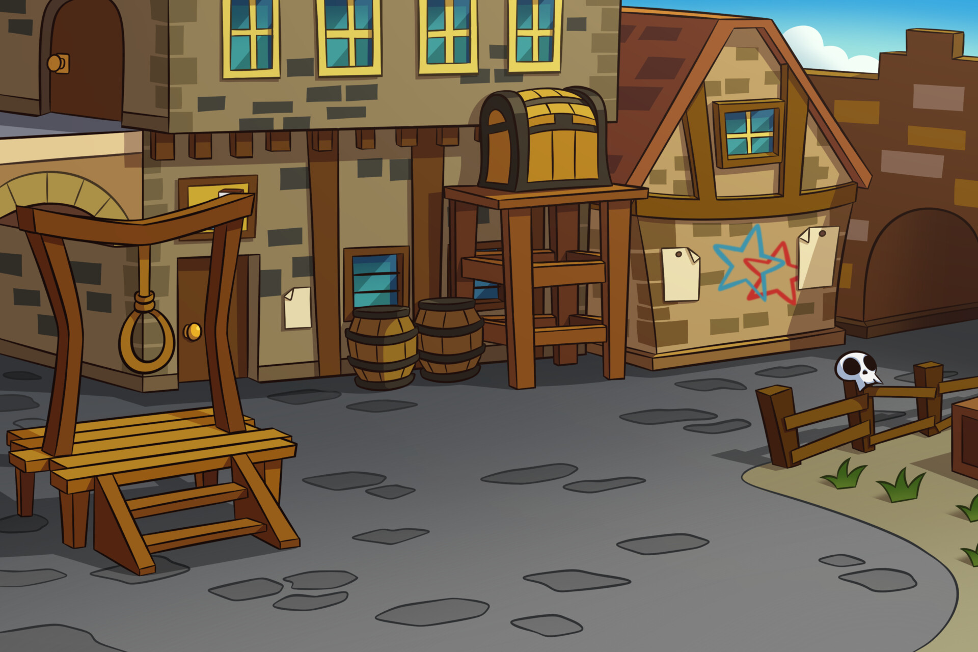 ArtStation - Sketchy Town