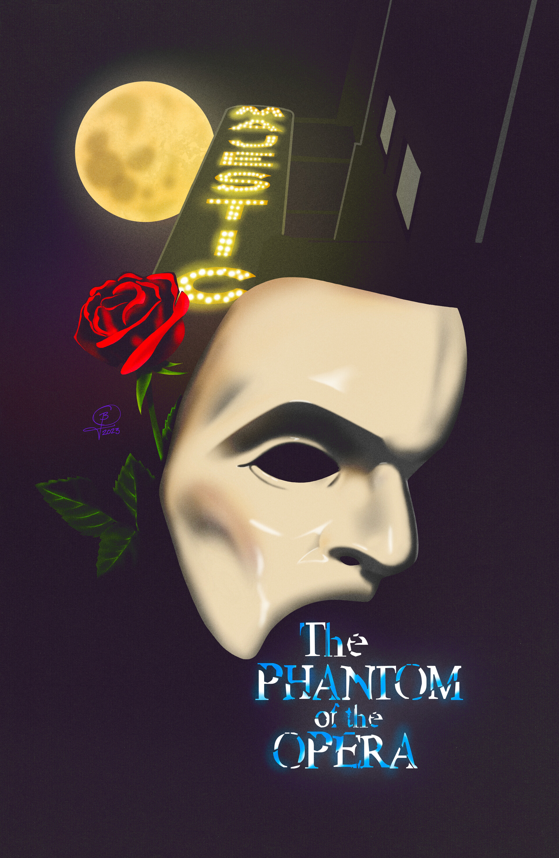 ArtStation - "It's Over Now... The Music of the Night" Phantom of the ...