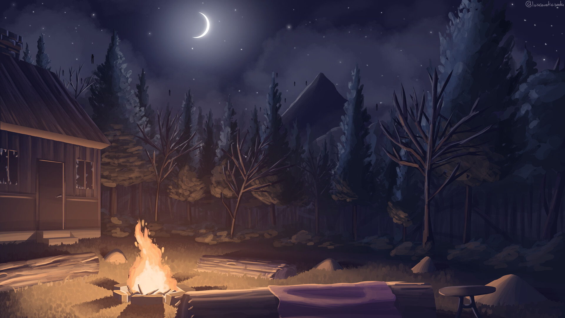 ArtStation - Forest Night (2022)