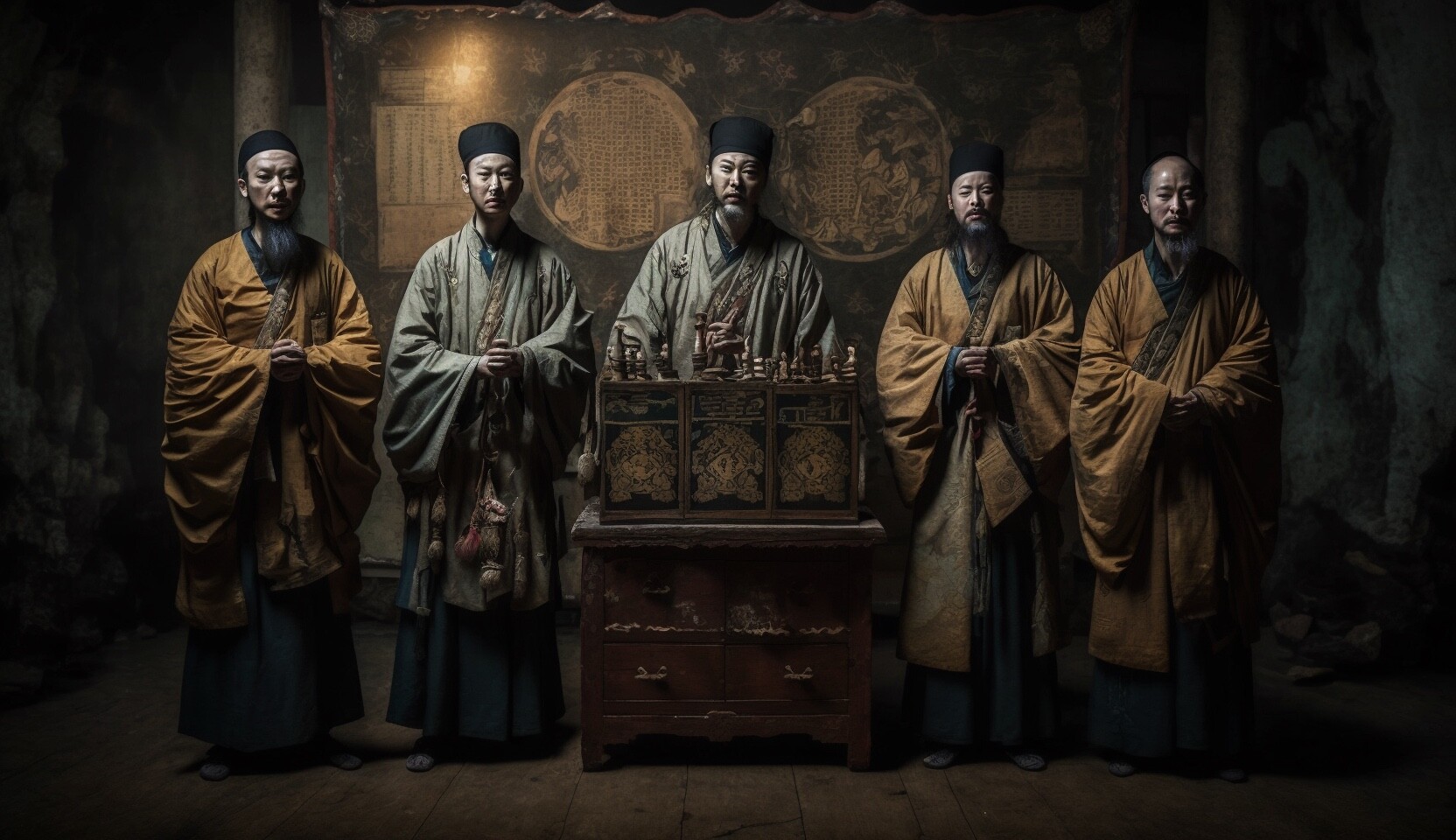 ArtStation - Taoist Priests