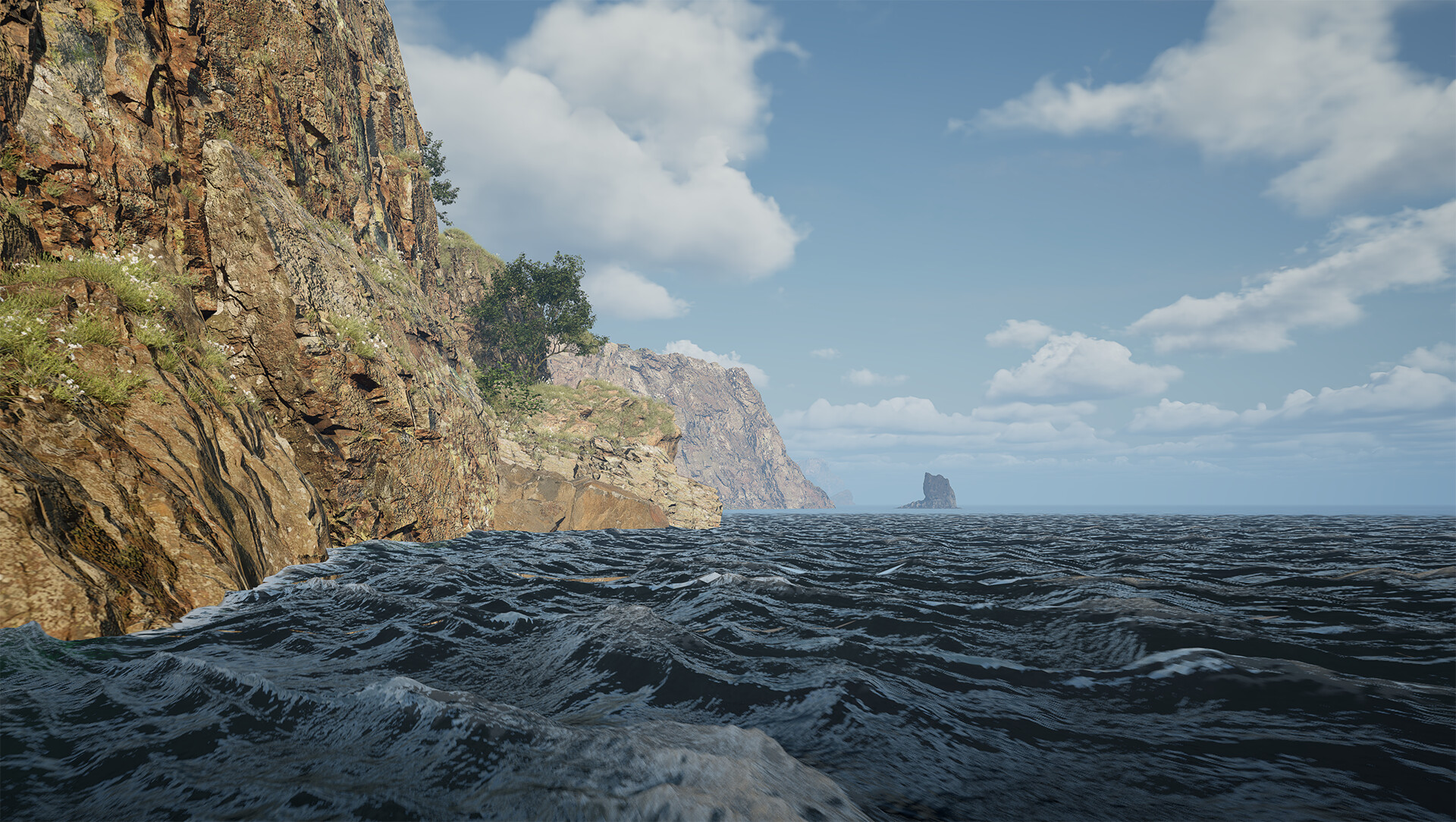 ArtStation - Cliff Scene