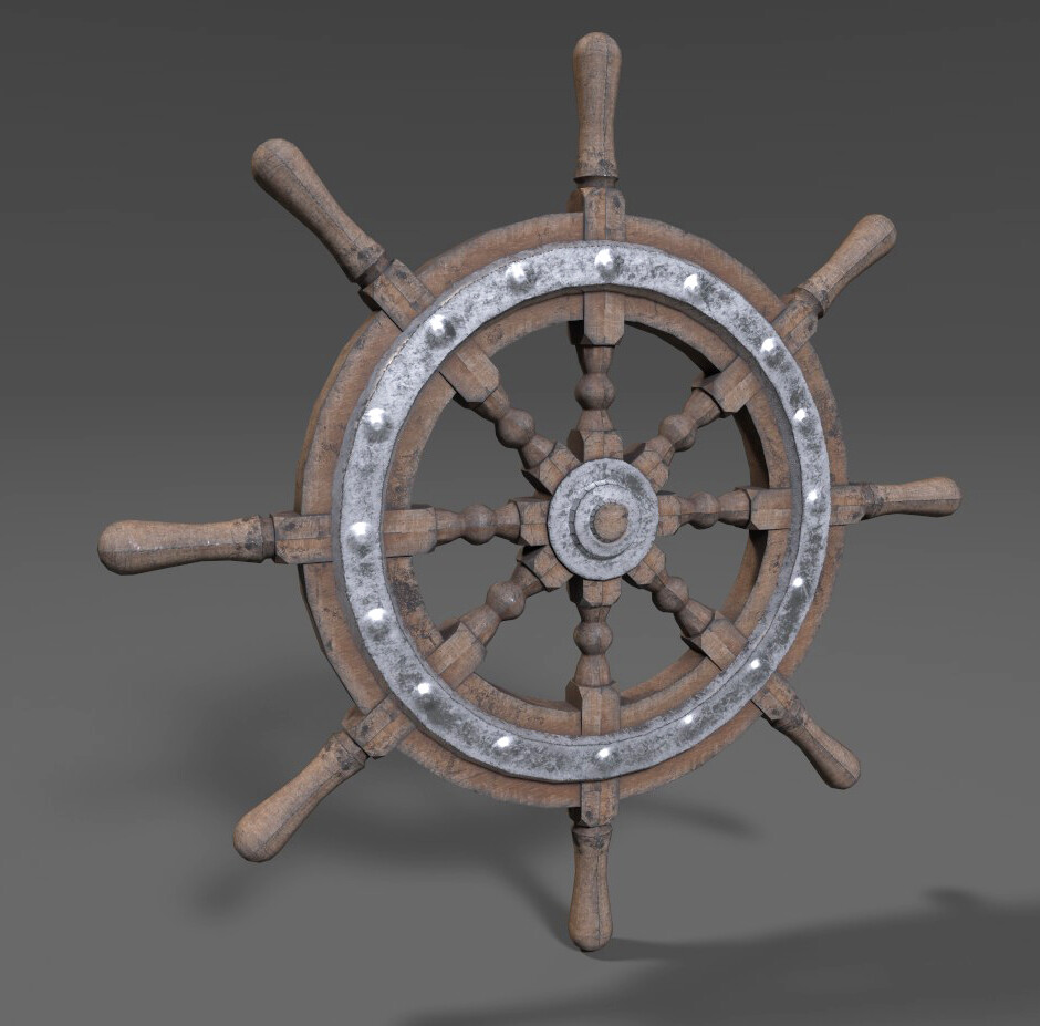 ArtStation - Ship Wheel