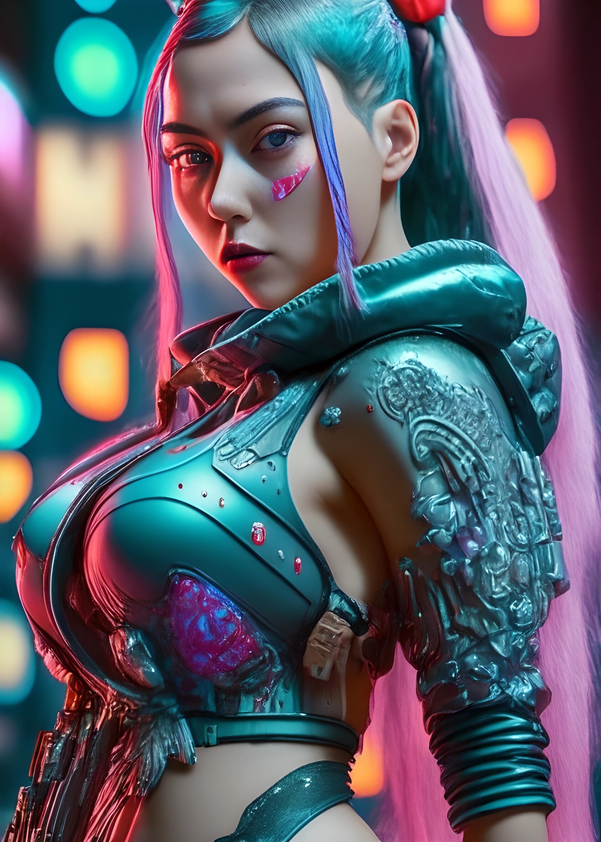 ArtStation - CYBER GIRL-718